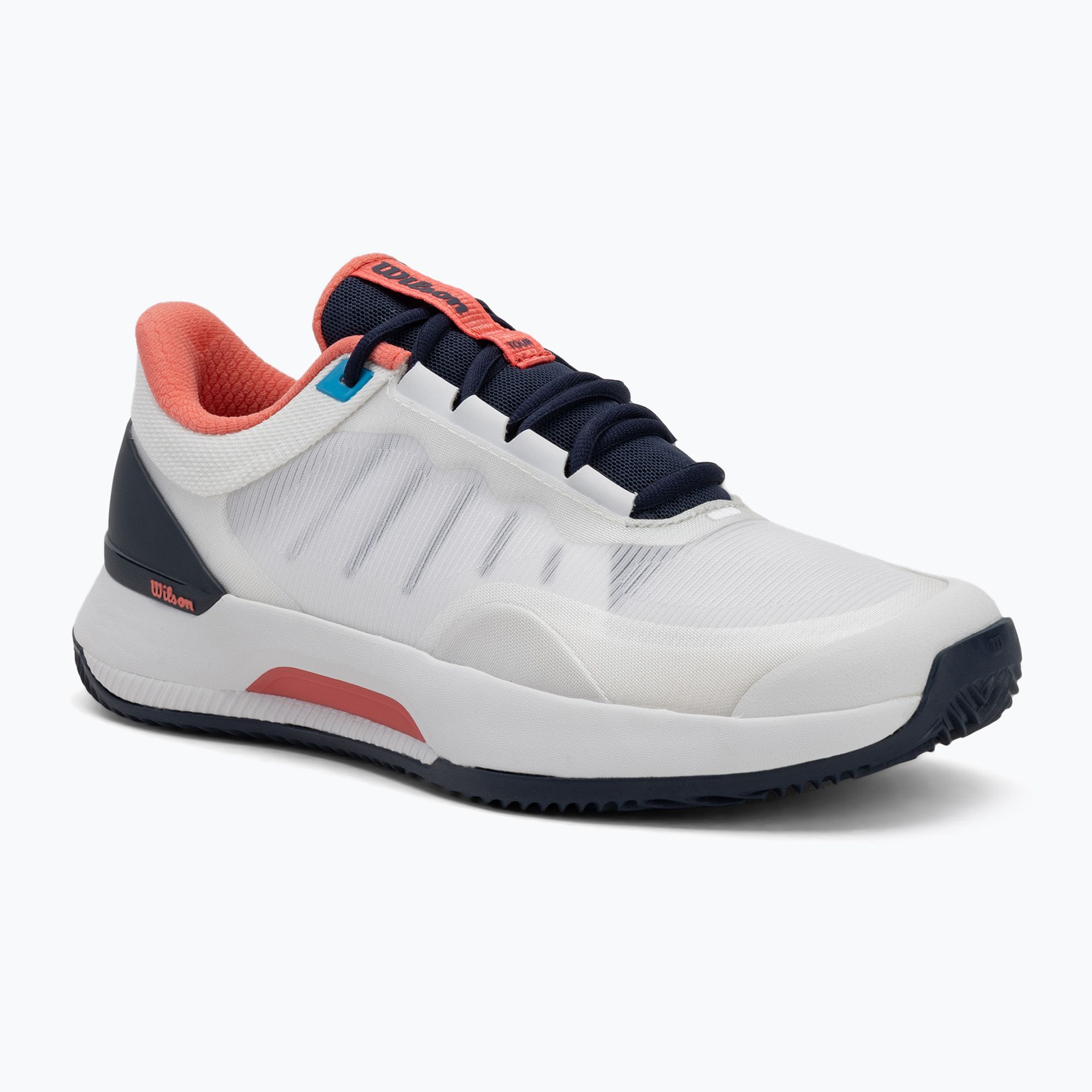 Women's tennis shoes Wilson Intrigue Tour Clay W white/ navy blazer ...