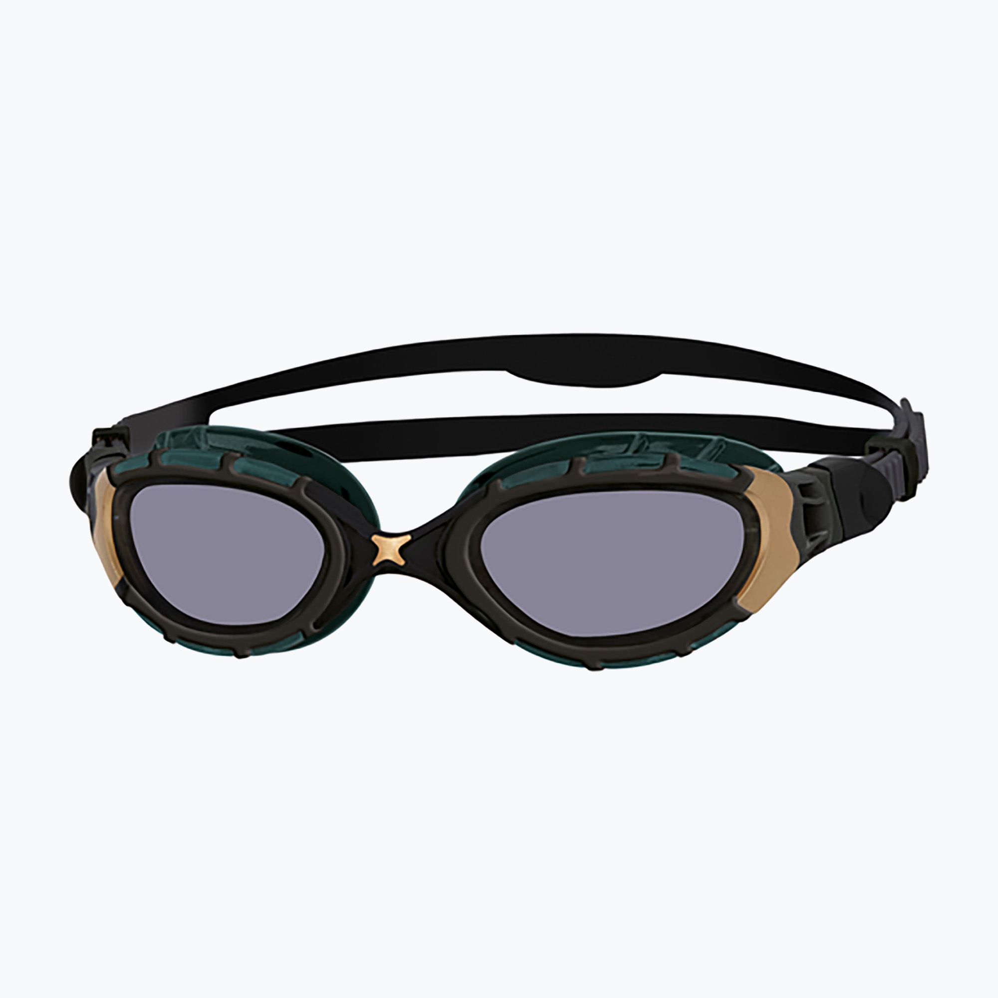 Swim goggles Zoggs Predator Flex Titanium Reactor R black/ gold ...