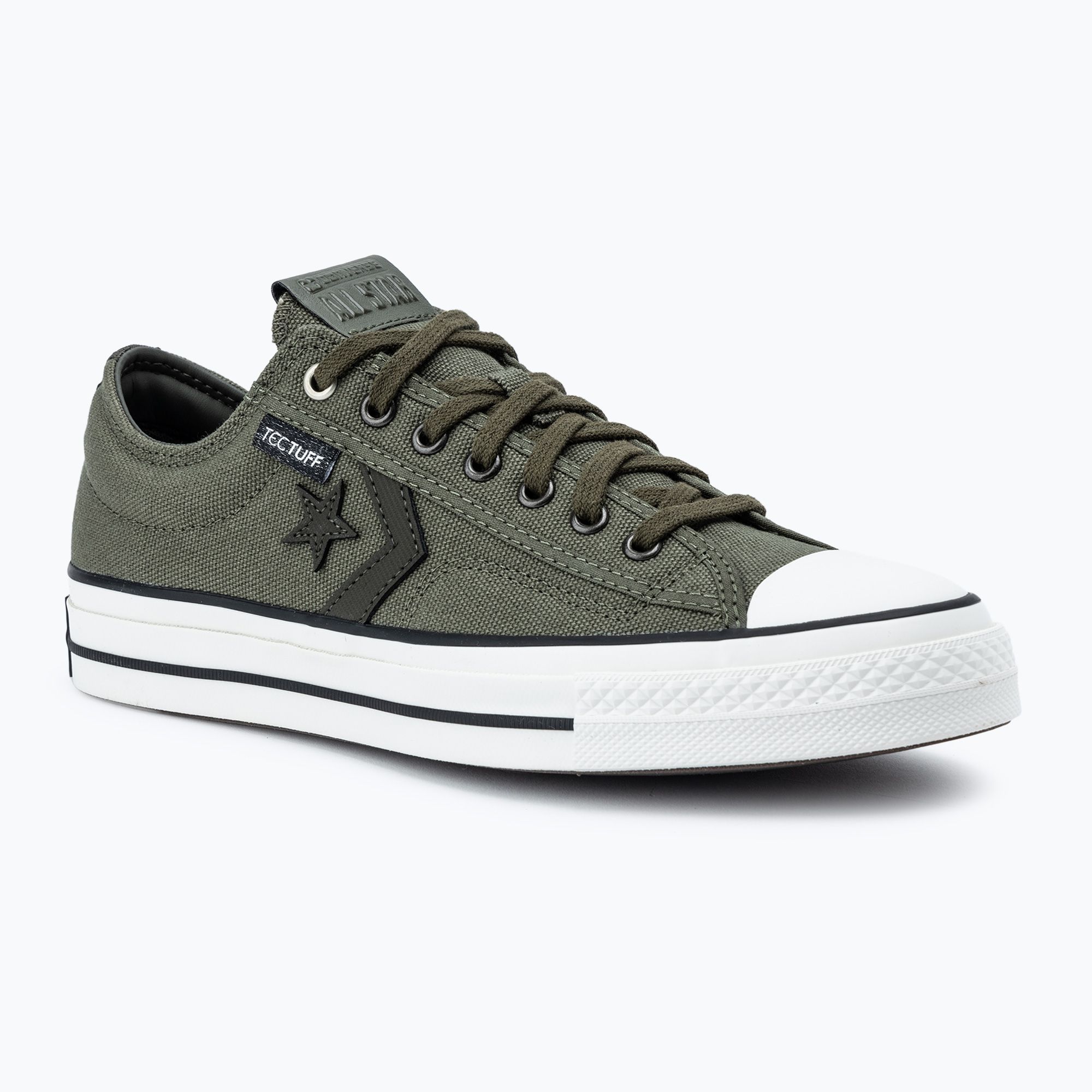 Converse Star Player 76 Tectuff Overlays utility/cave green trainers (A08641C) - Sportano.com