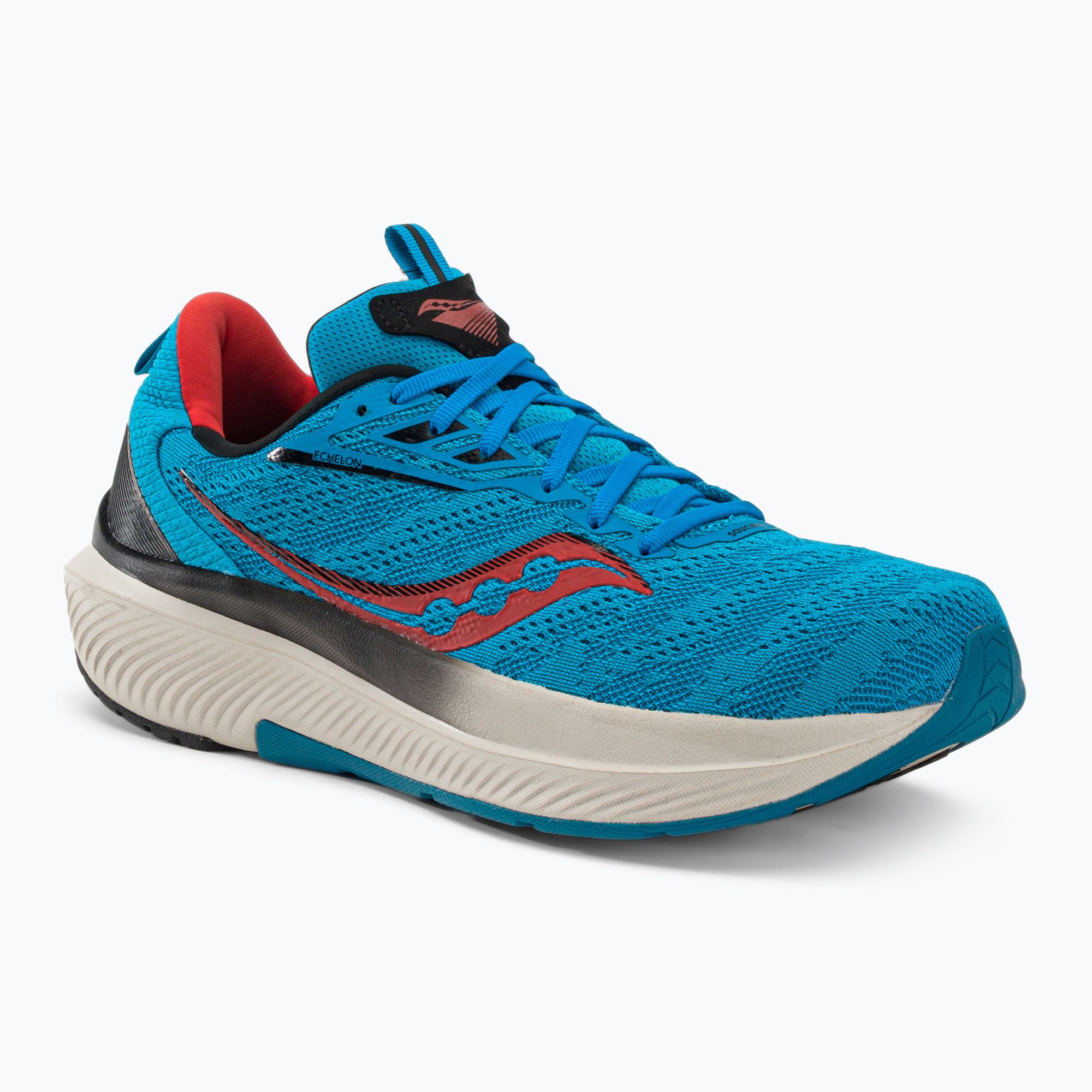 Men's Saucony Echelon 9 ocean/redrock running shoes (S20765) - Sportano.com