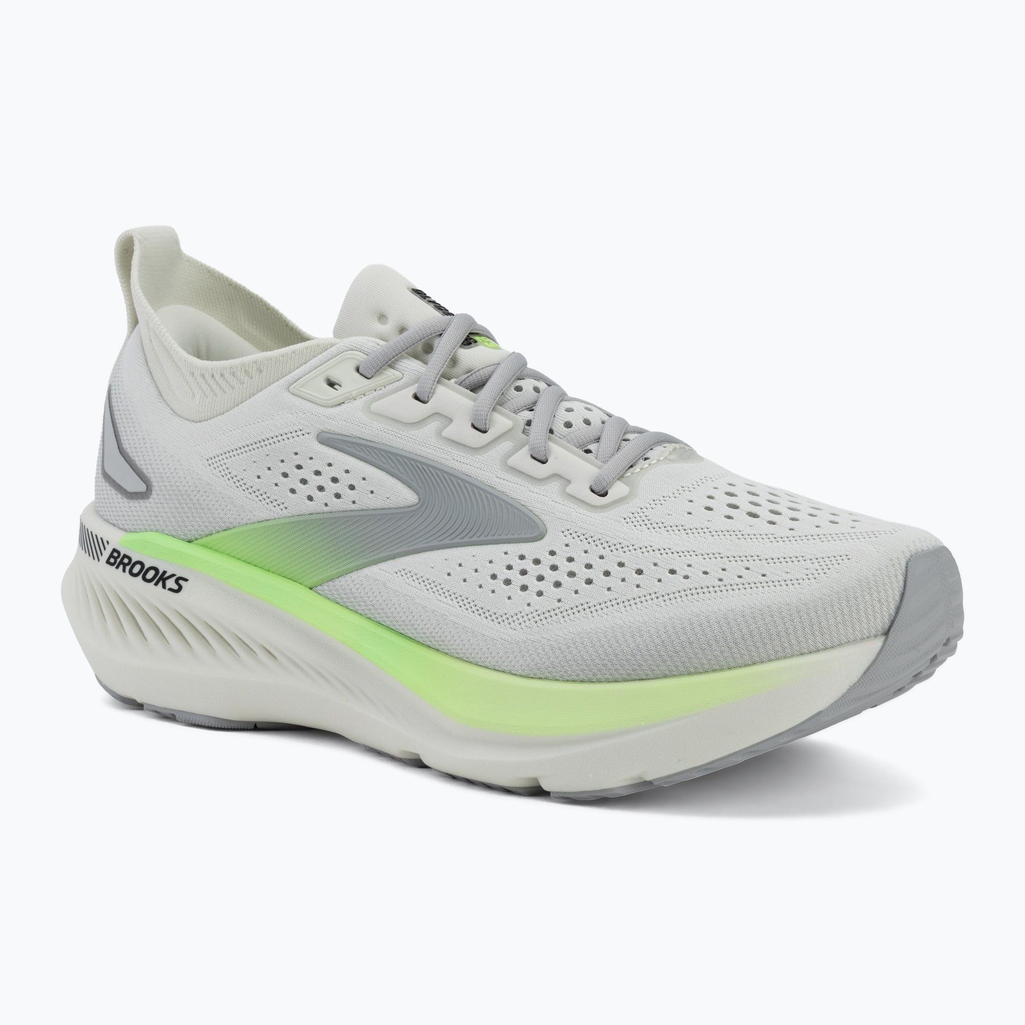Men's running shoes Brooks Glycerin GTS 23 arctic wolf/angora/orange ...