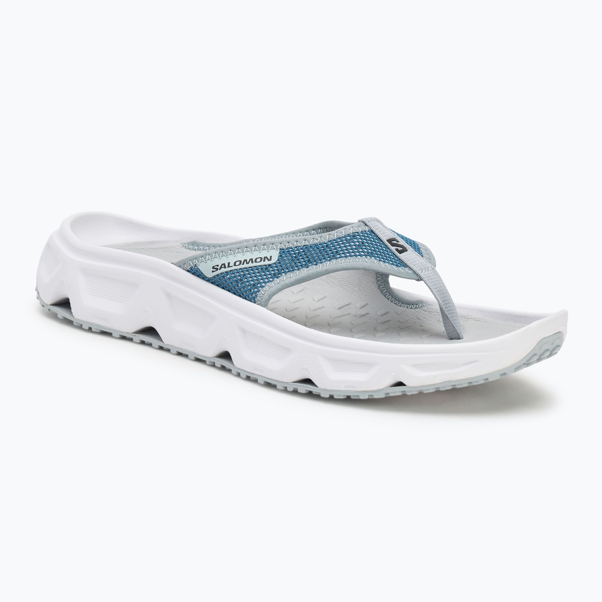 Men's flip-flops Salomon Reelax Break 6.0 blue ashes/white/pearl blue ...