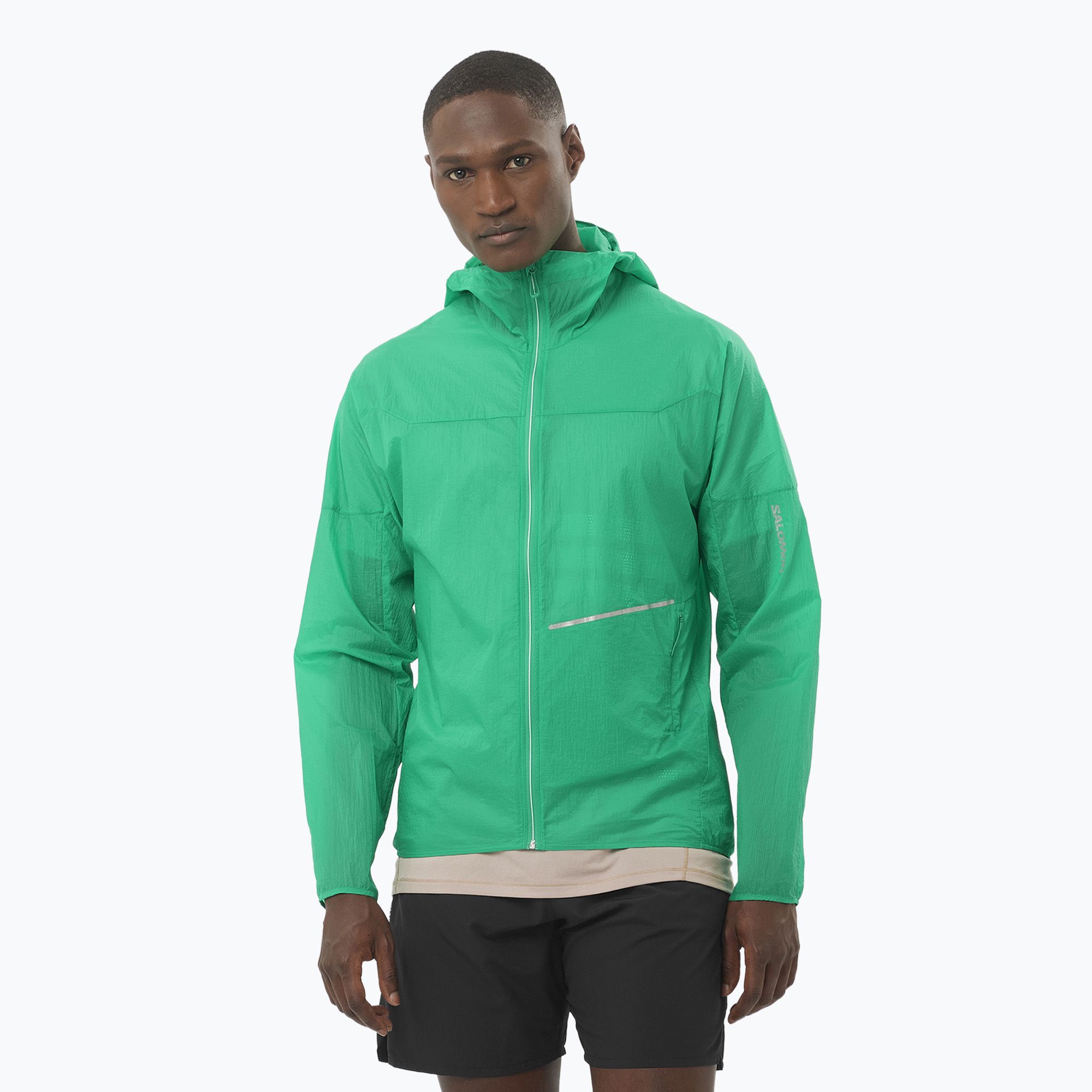 Men's running jacket Salomon Sense Aero Wind black (LC2743000 ...