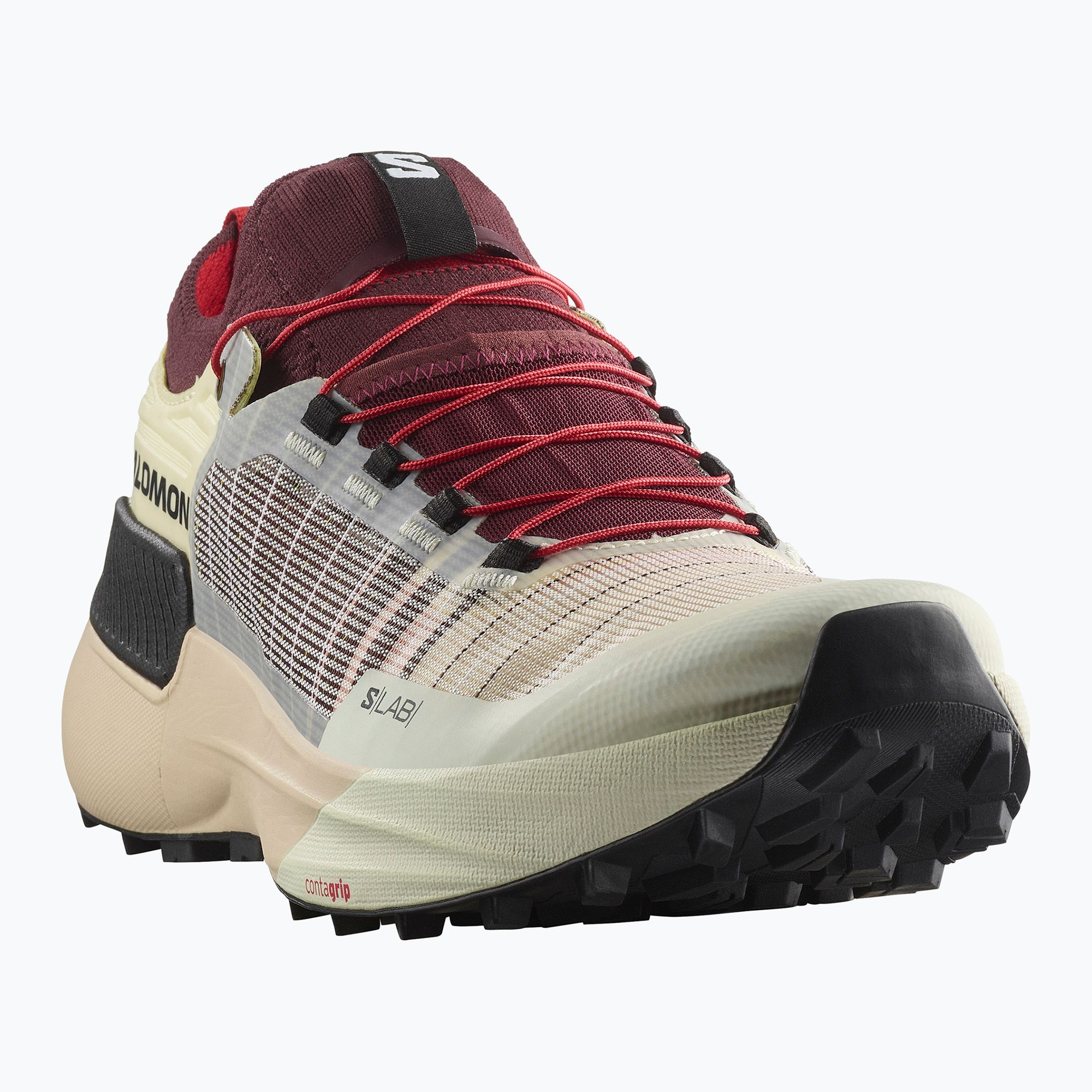 Running shoes Salomon S/LAB Genesis vanilla ice/chocolate/black ...