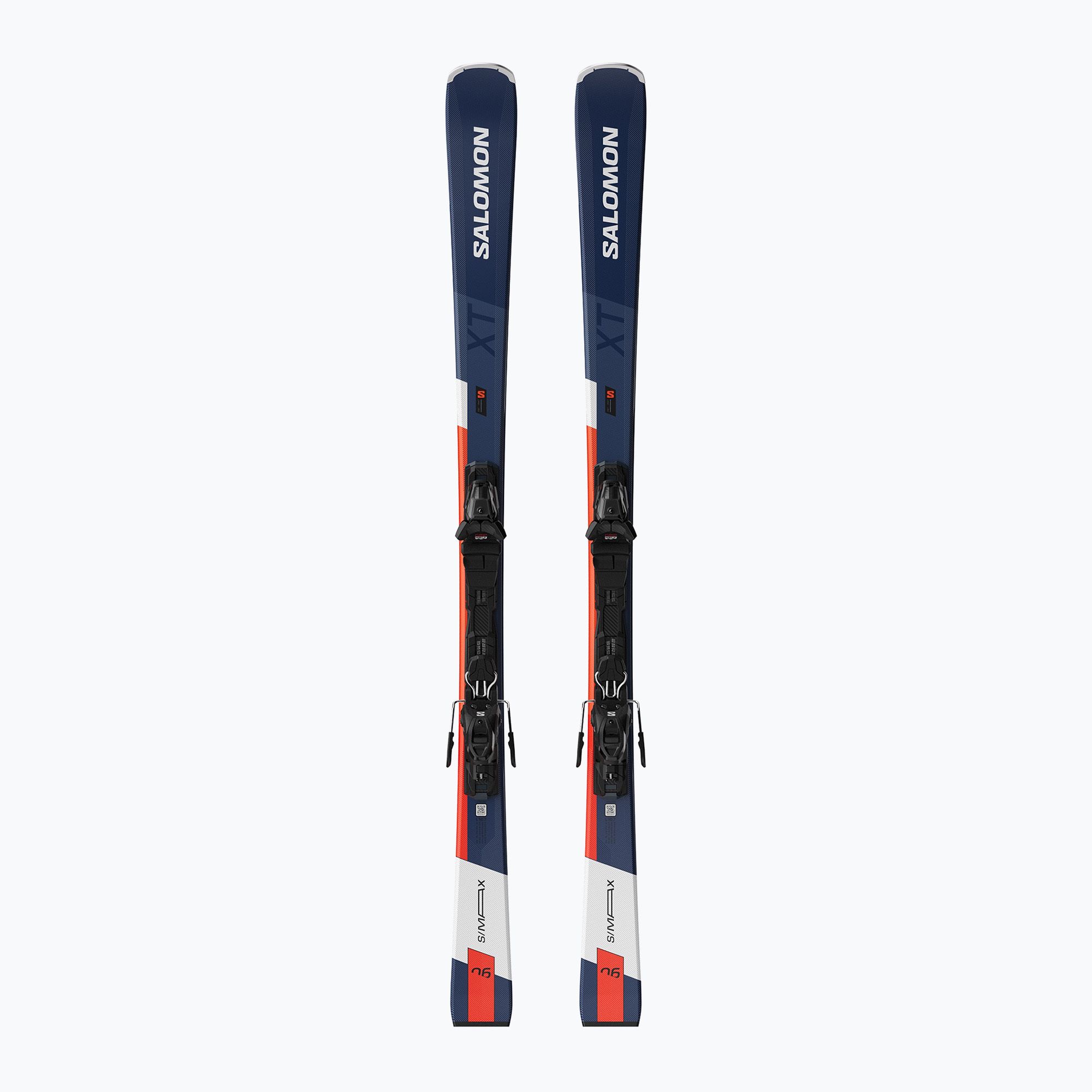 Alpine skis Salomon S/Max 6 XT + bindings M10 GW silver/legion blue ...