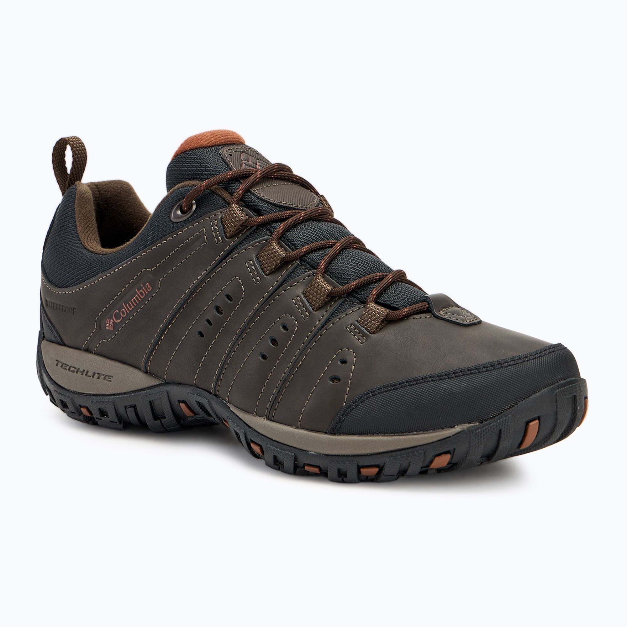Columbia Woodburn II Waterproof men's trekking boots cordovan/ cinnamon ...