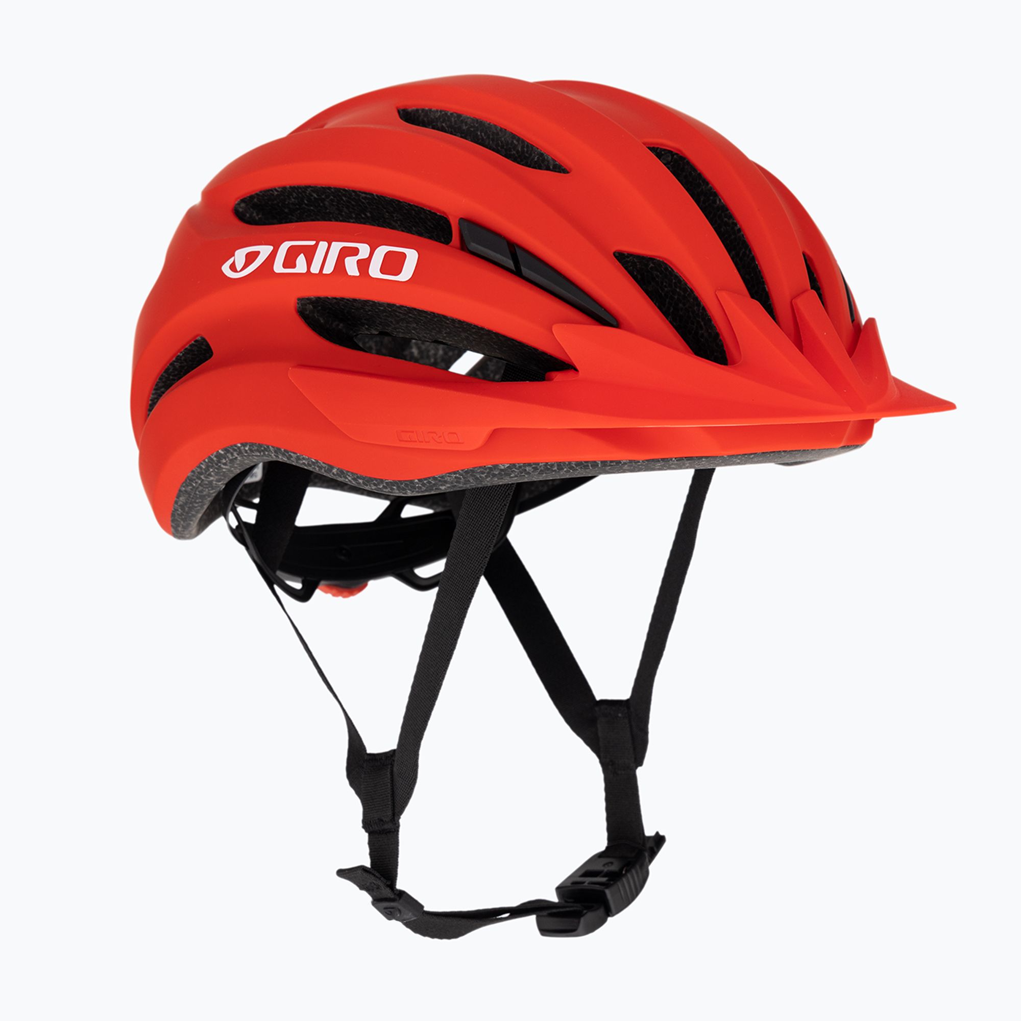 Giro Register II Integrated MIPS matte bright red/white bicycle helmet ...