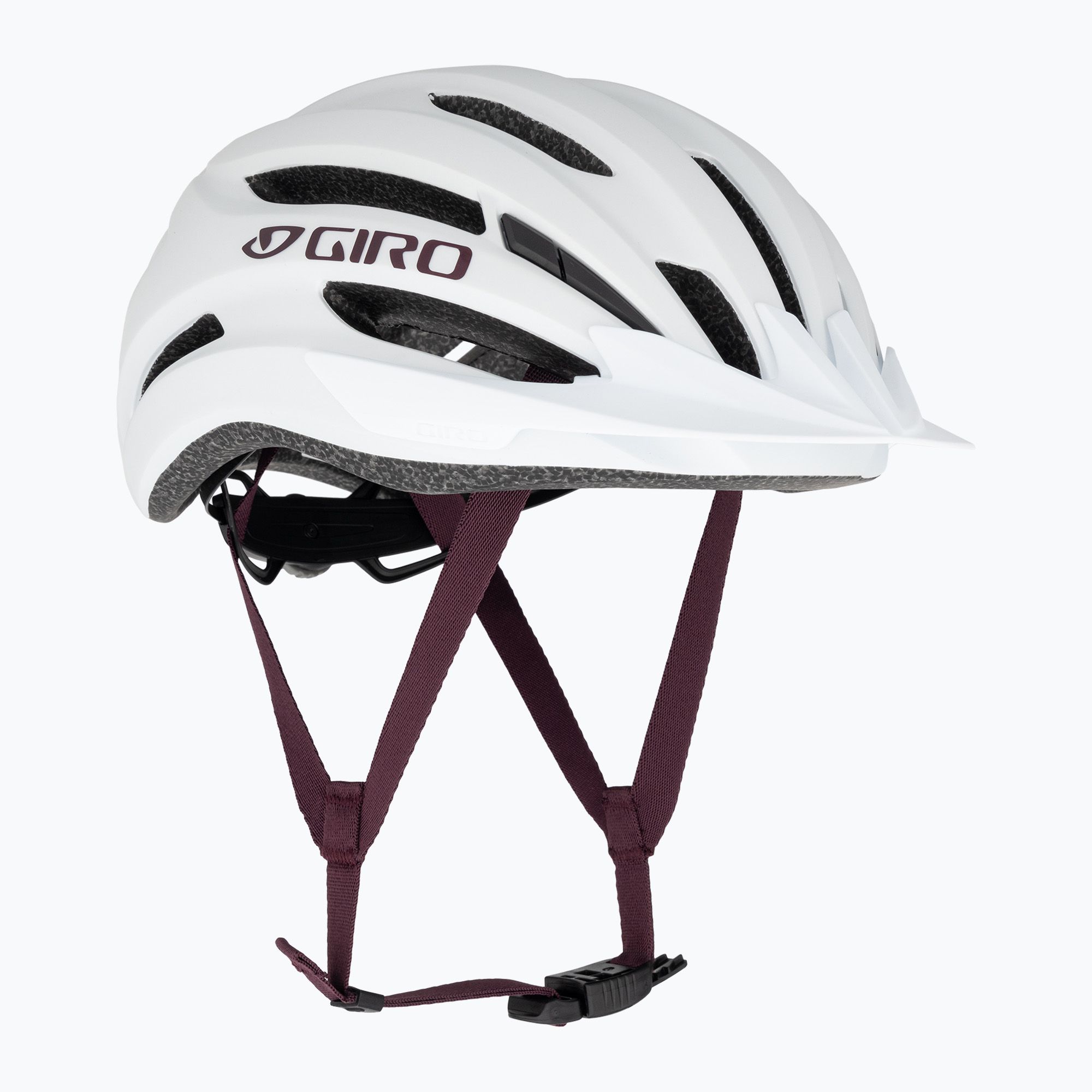 Giro Register II Integrated MIPS bicycle helmet matte white/dark cherry ...