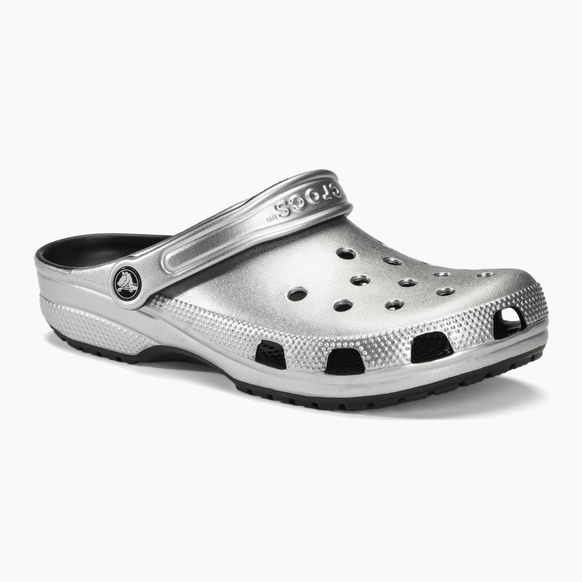 Crocs Classic silver/metallic slides (205831) - Sportano.com