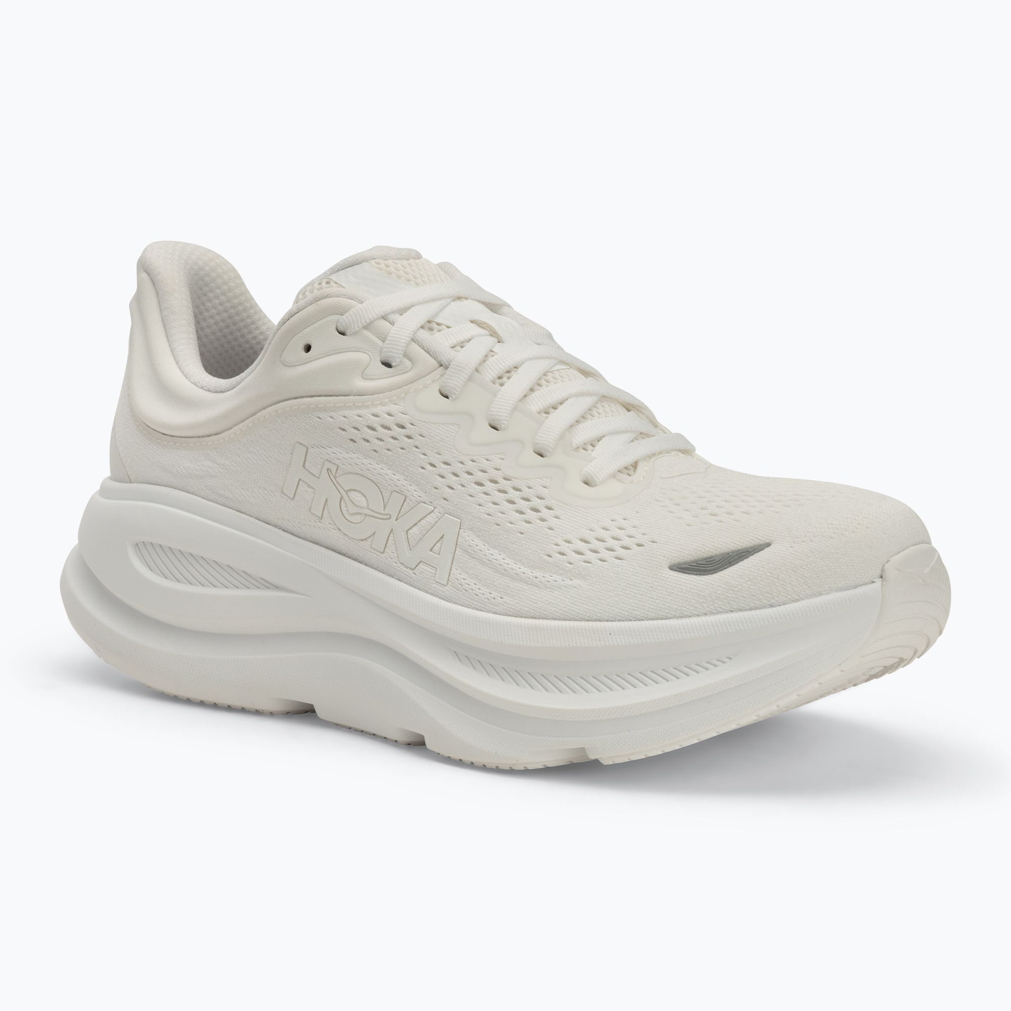 Men's running shoes HOKA Bondi 9 white/white (1162011-WWH) - Sportano.com