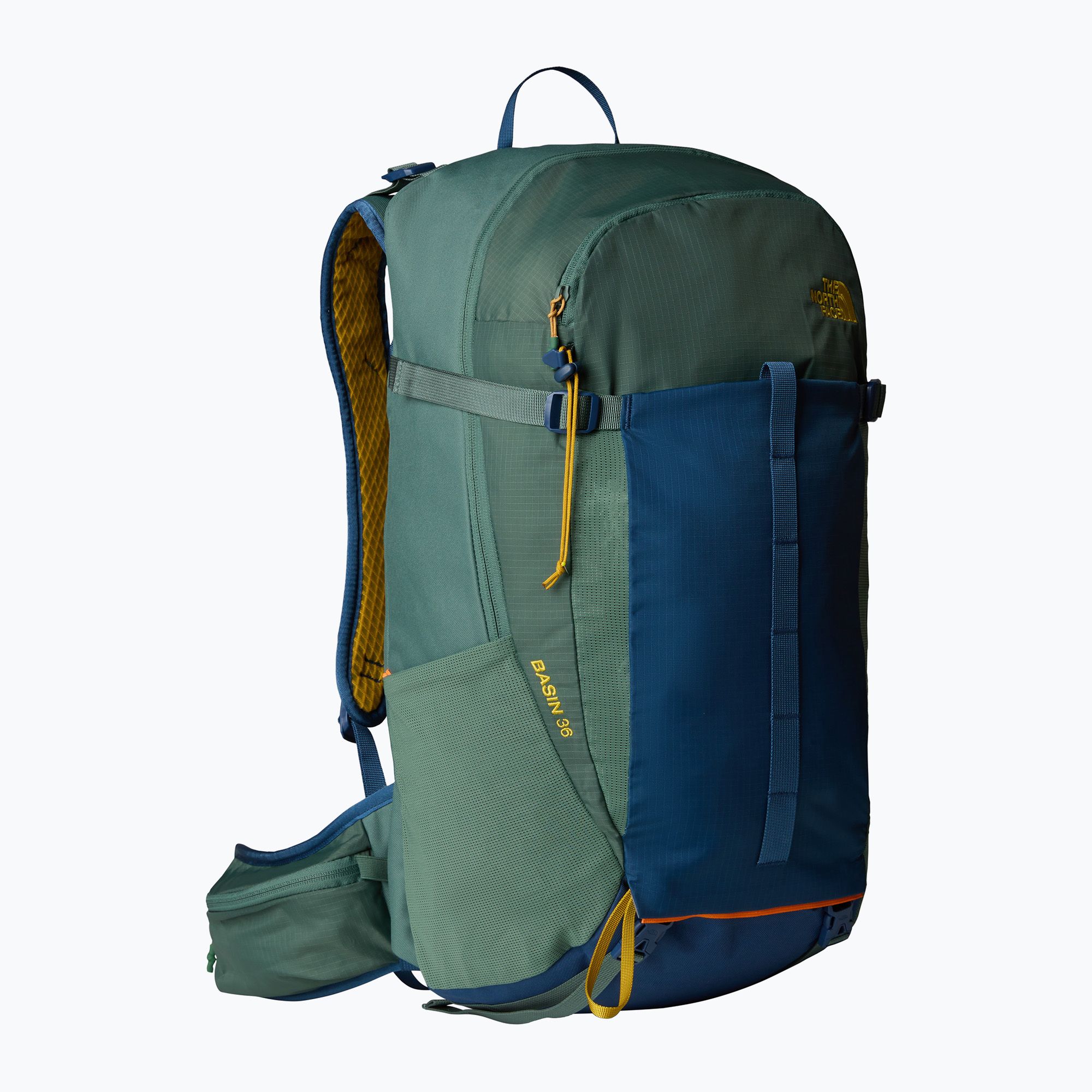 The North Face Basin 36 l duck green/shady blue hiking backpack ...