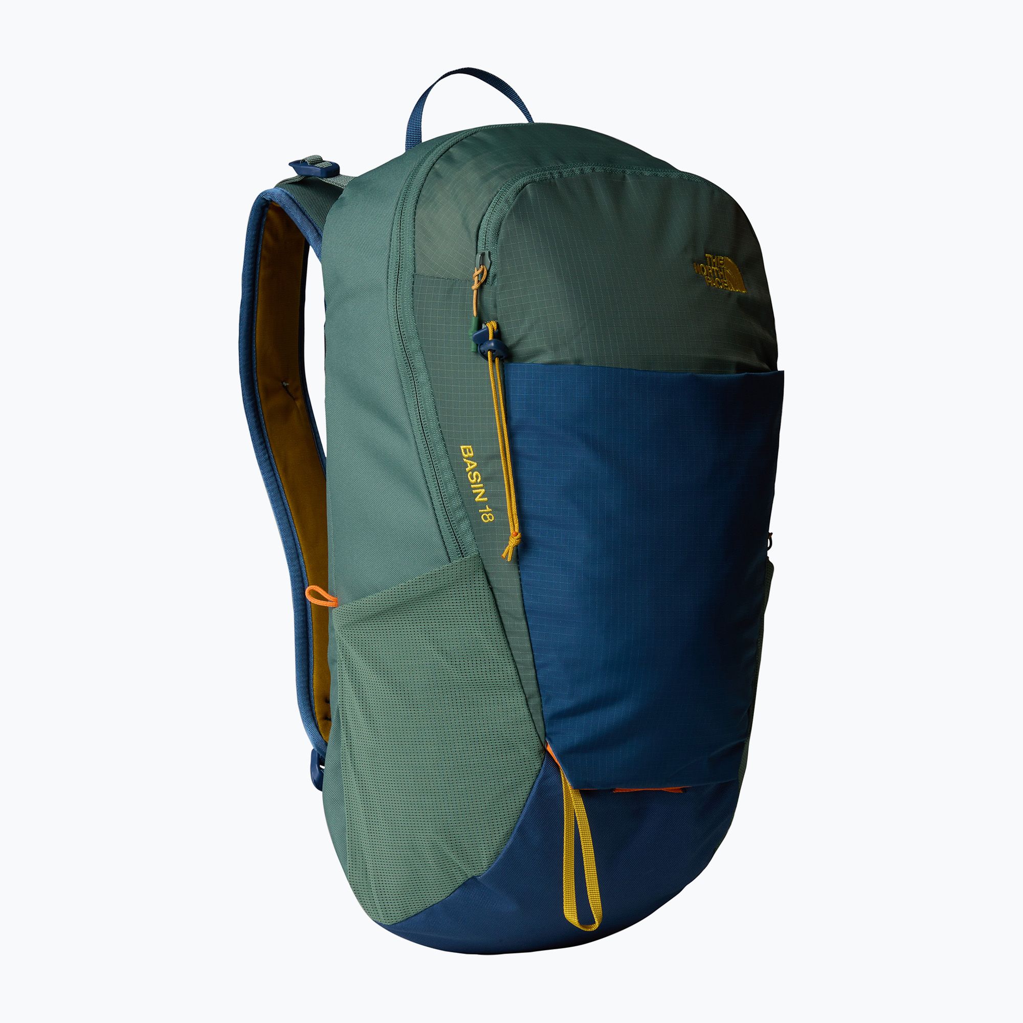 Hiking backpack The North Face Basin 18 l duck green/shady blue ...