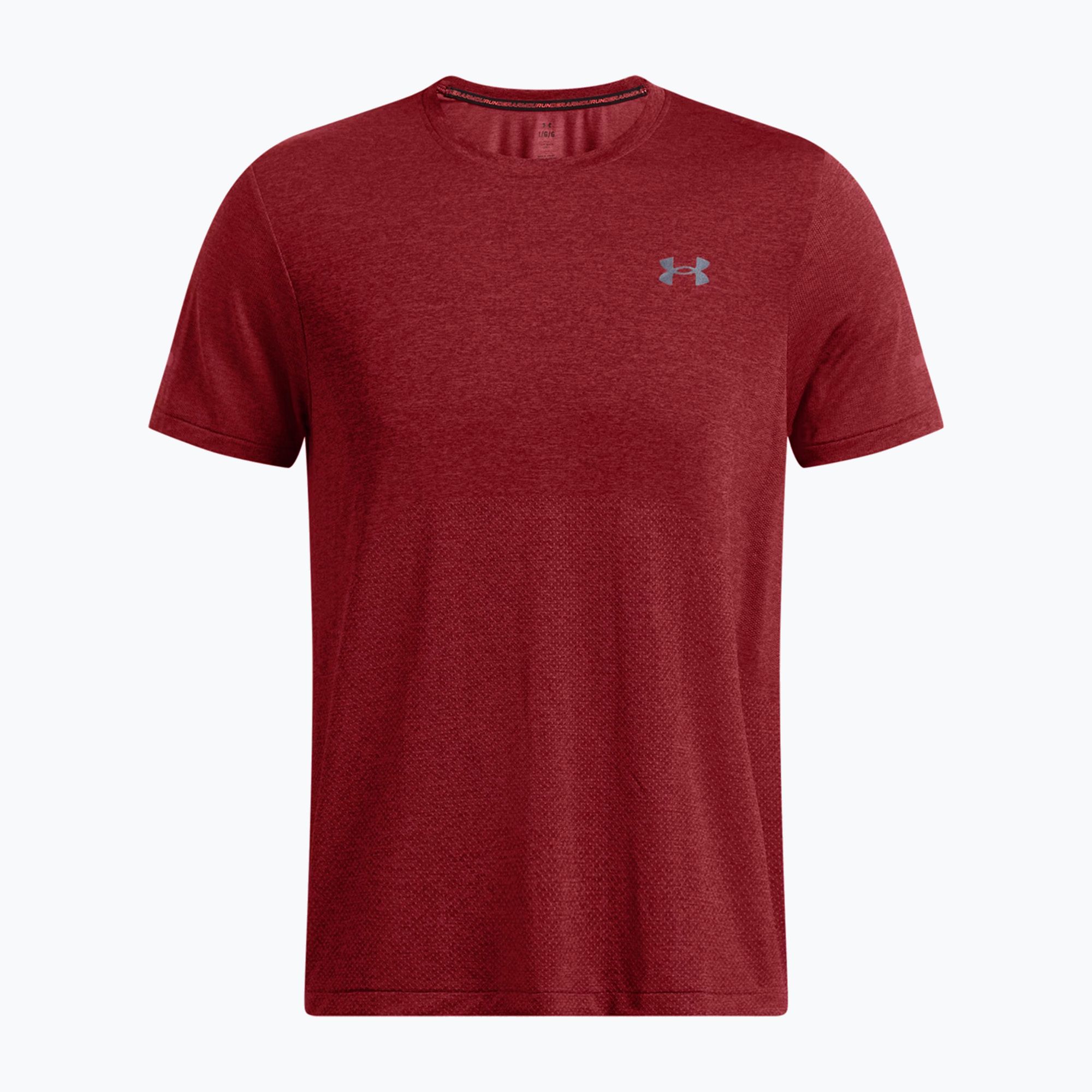 Men's Under Armour Seamless Stride racer red/reflective running shirt ...