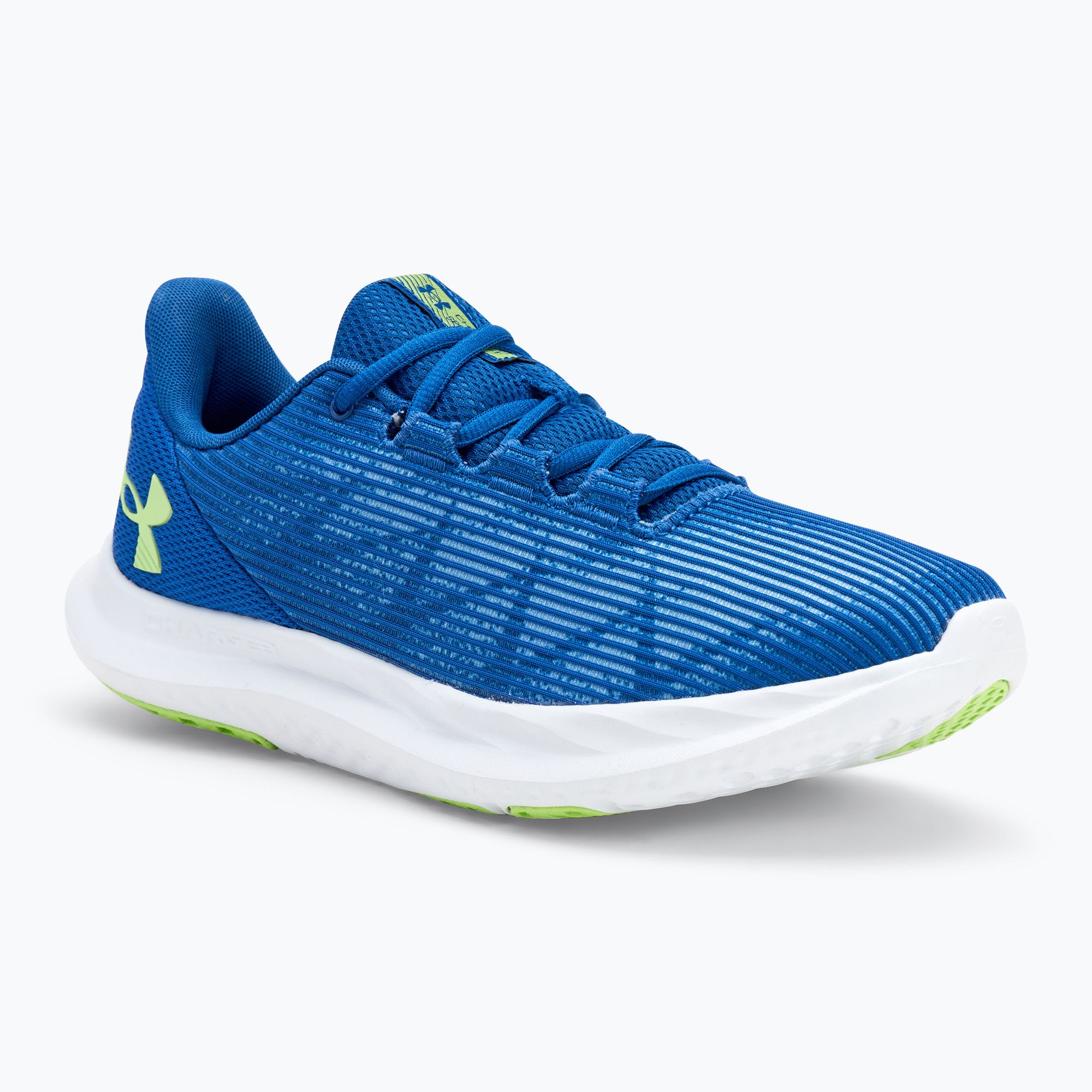 Under Armour Charged Speed Swift tech blue/tech blue/morph green men's ...