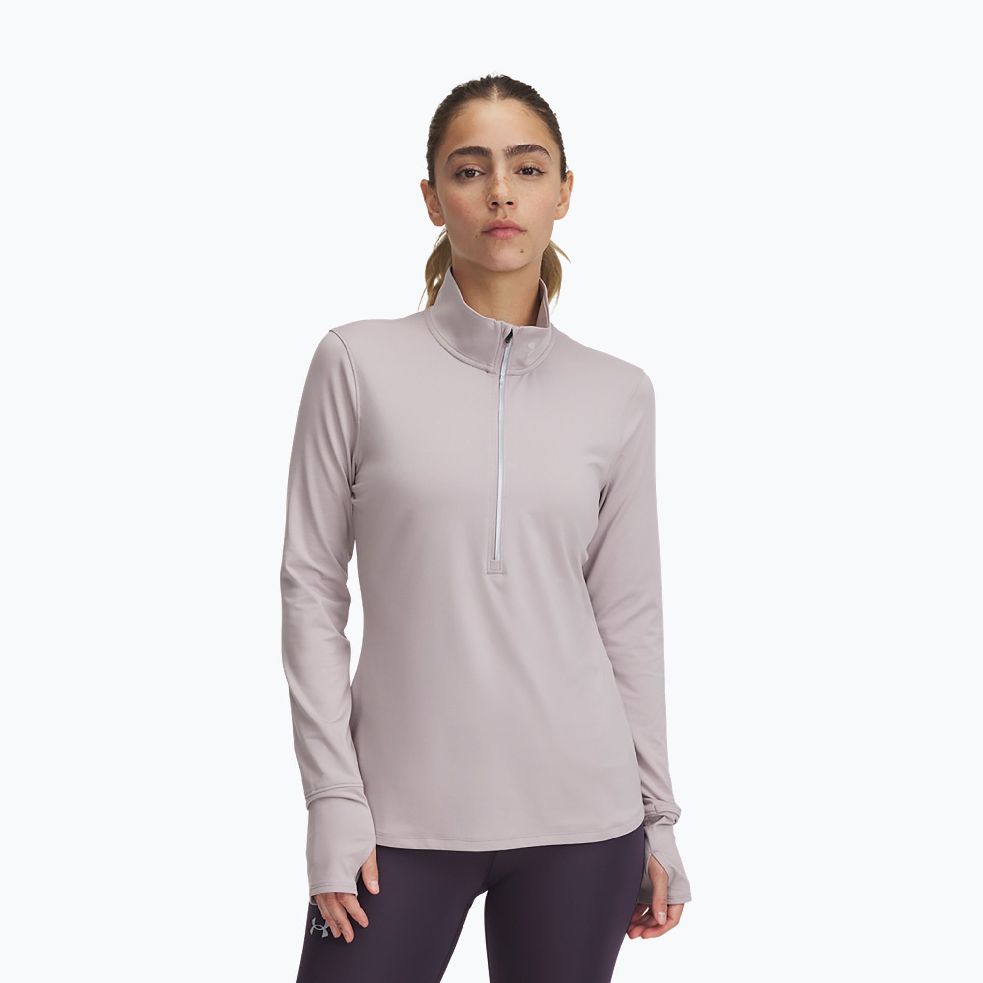 Women's running longsleeve Under Armour Launch Pro Half Zip white ...