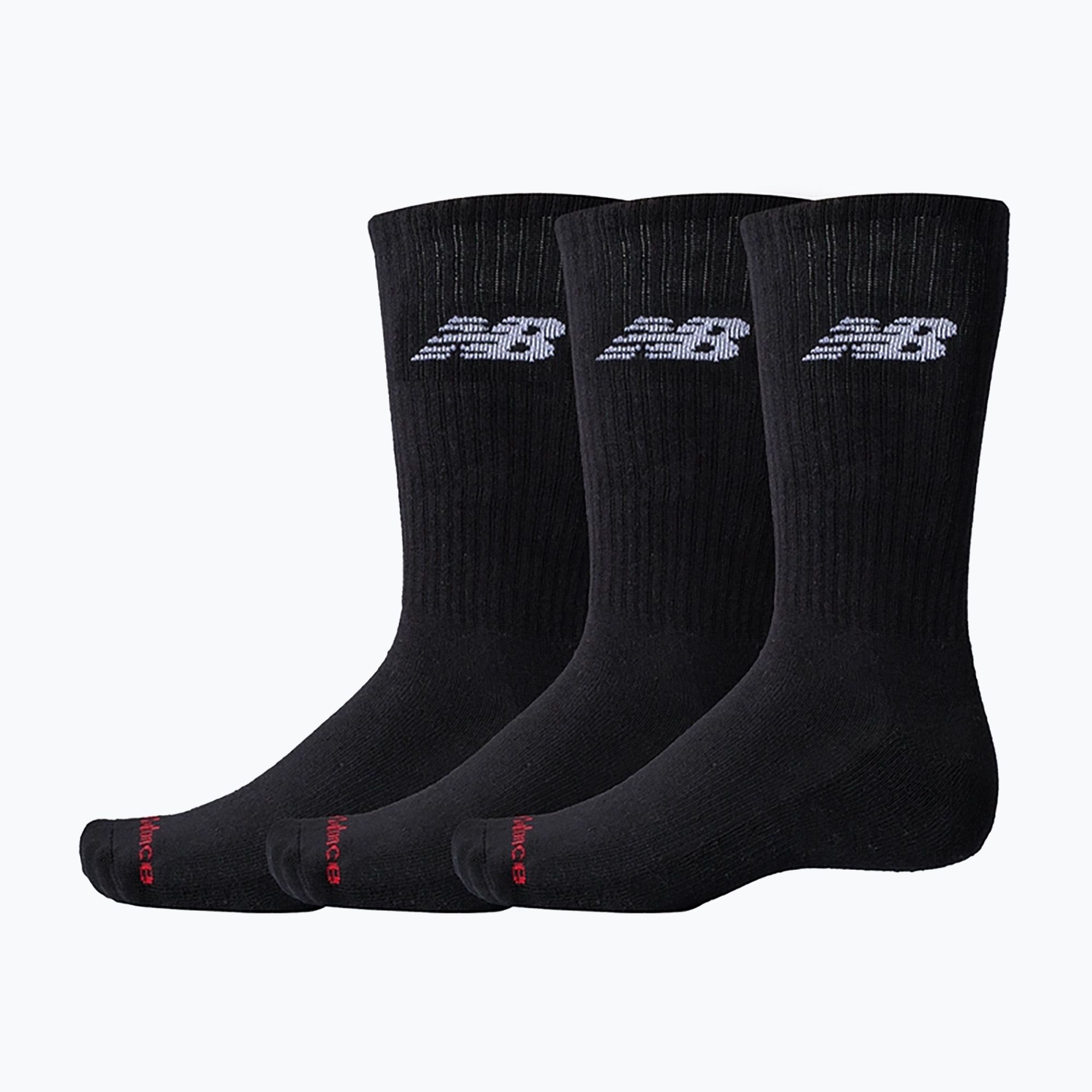 Socks New Balance Everyday Crew 3 pairs black (LAS51293BK) - Sportano.com