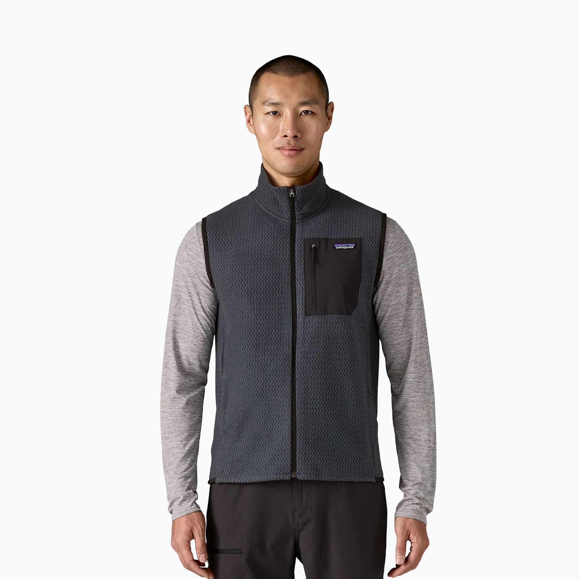 Men's gilet Patagonia R1 Air smolder blue (40285) - Sportano.com