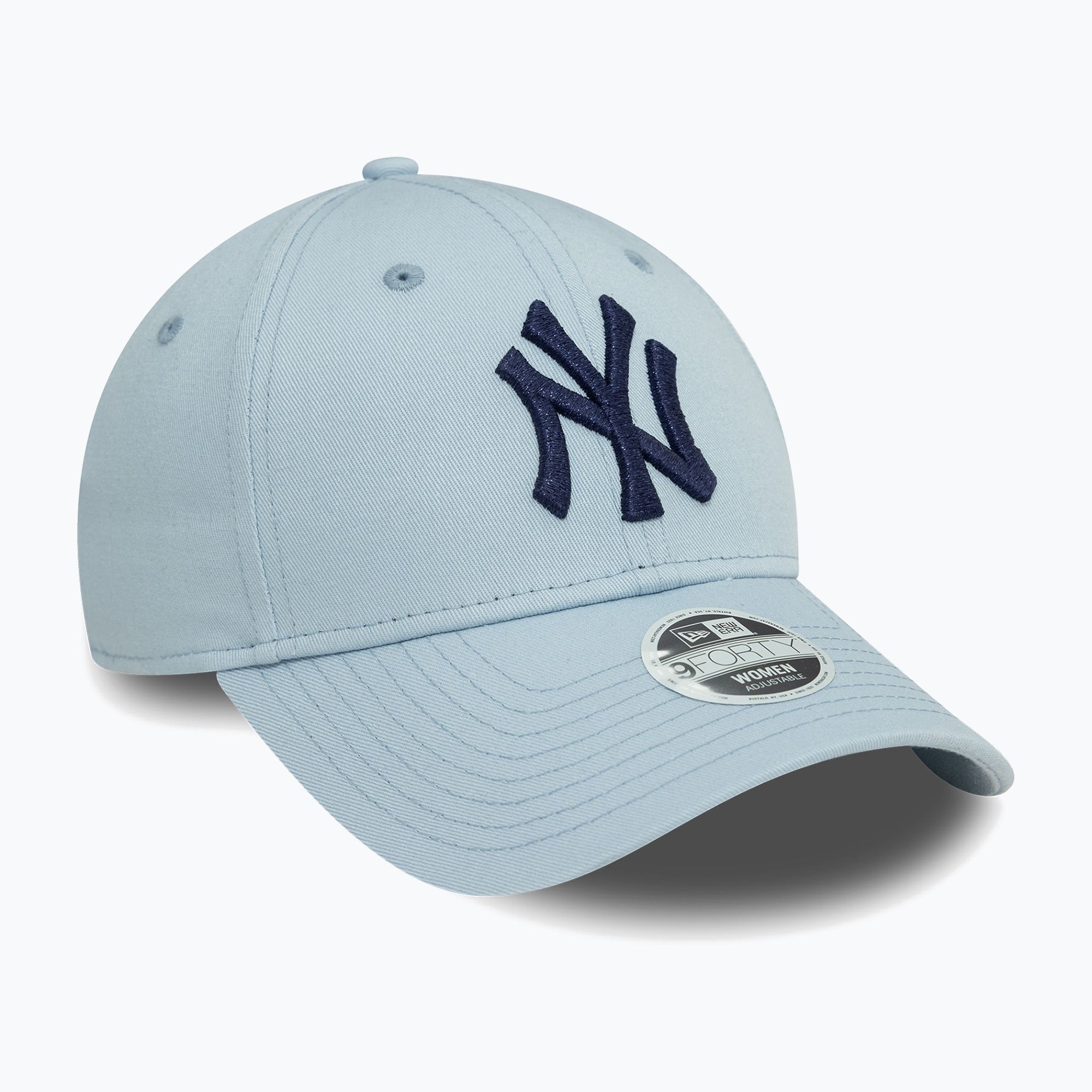 New Era Metallic Logo 9Forty New York Yankees baseball cap pastel blue ...