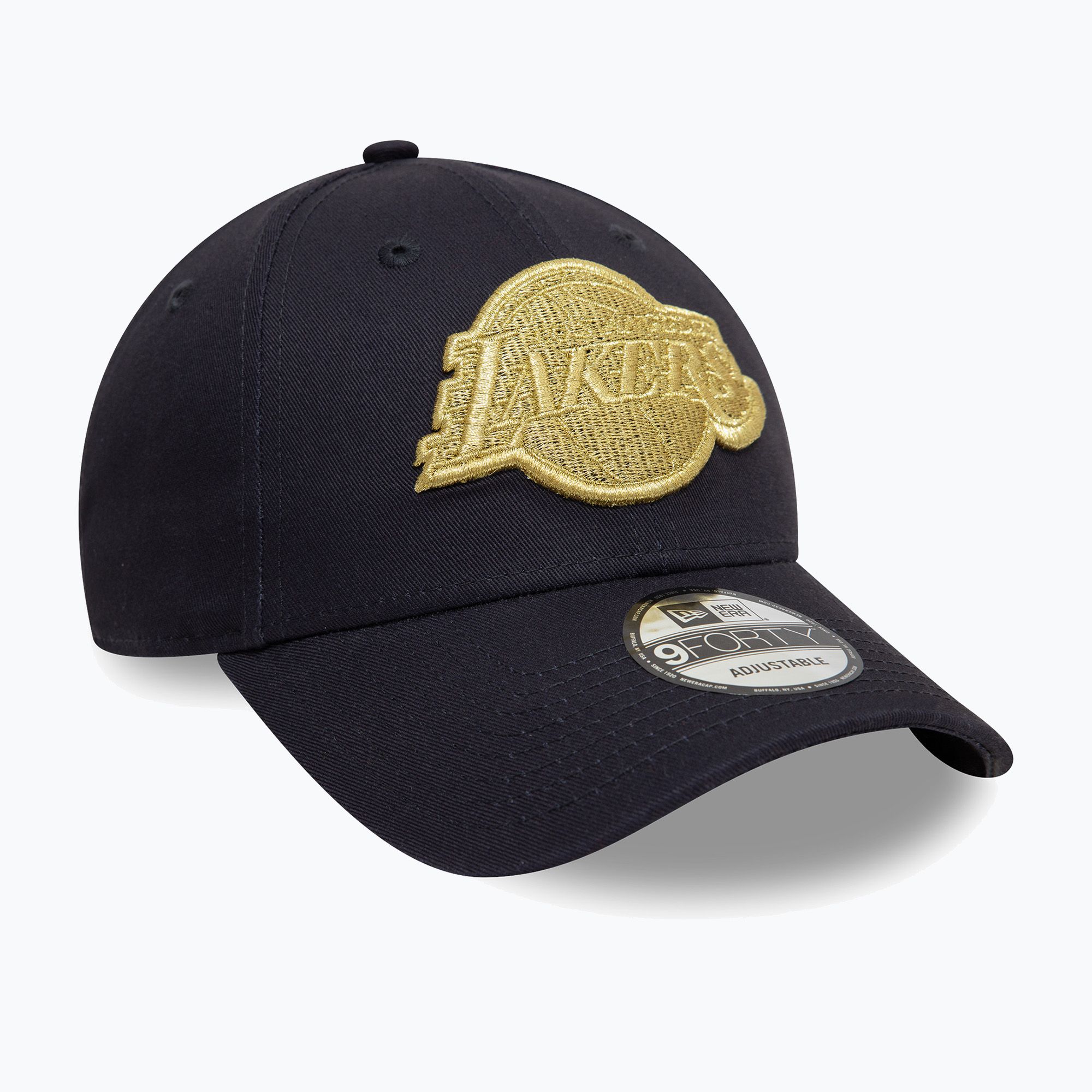 New Era Metallic 9Forty Los Angeles Lakers baseball cap navy (60595197 ...