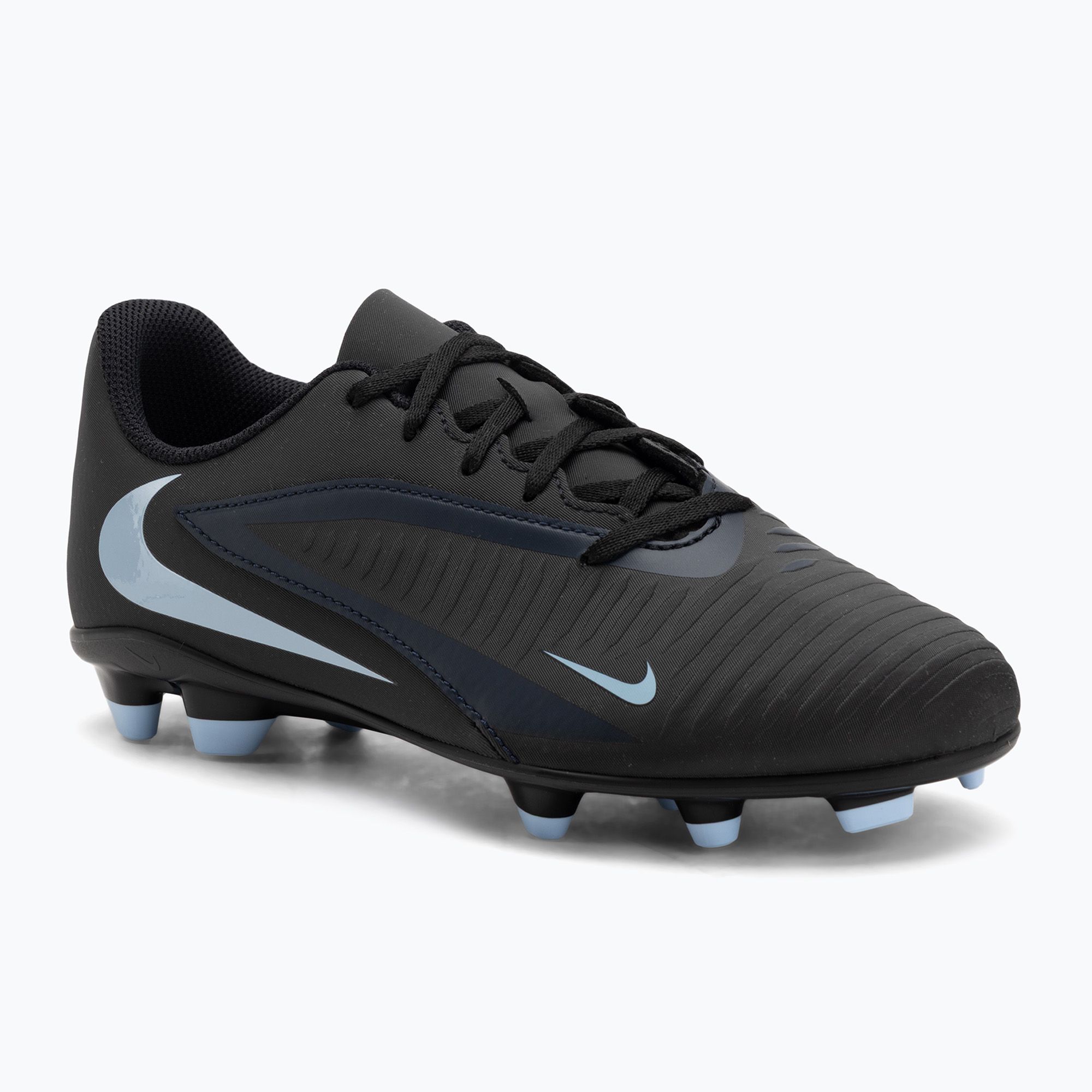 Children's football boots Nike Phantom 6 Low Club MG black/black ...