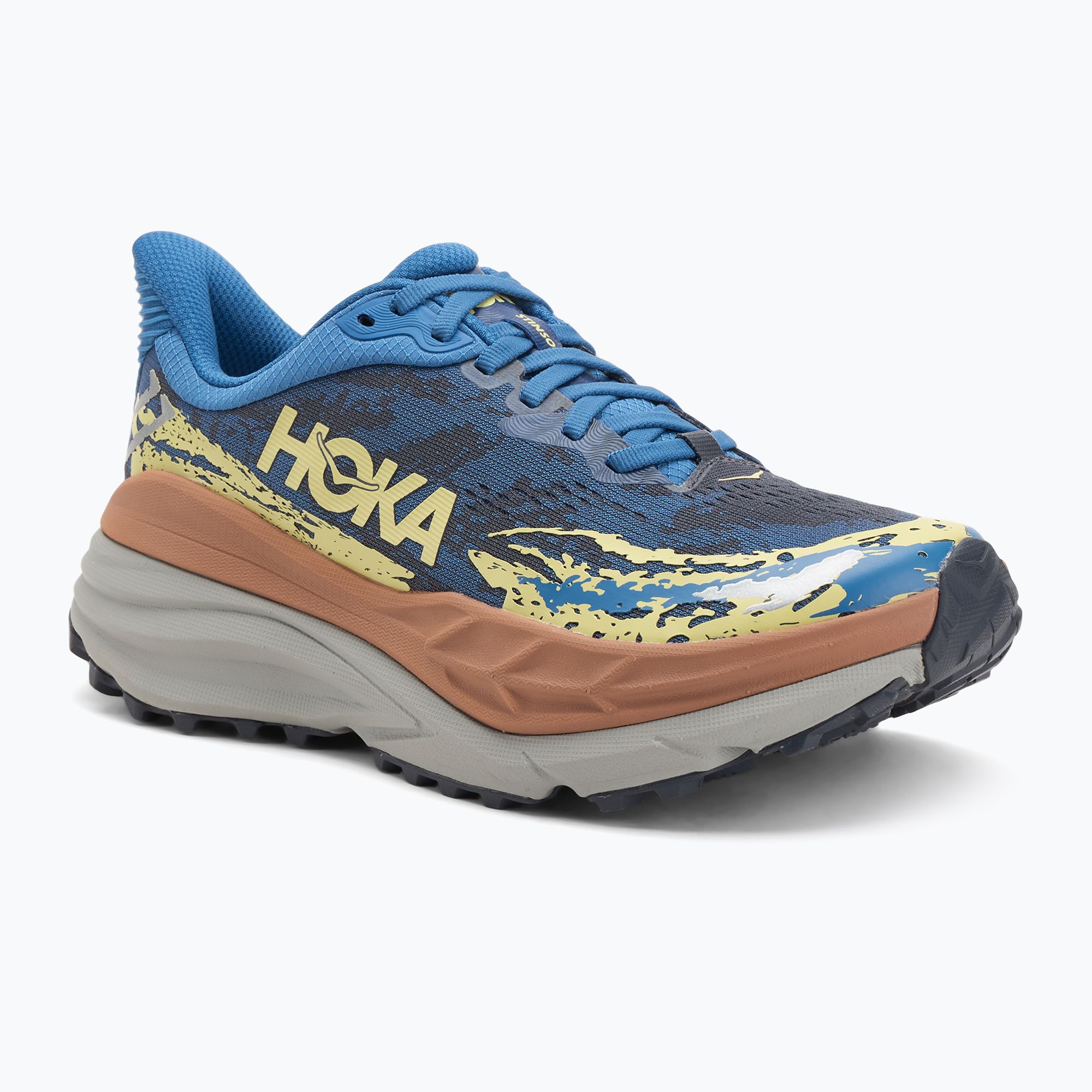 Men's running shoes HOKA Stinson 7 slate bl/asphalt grey (1141530-SBLSP ...