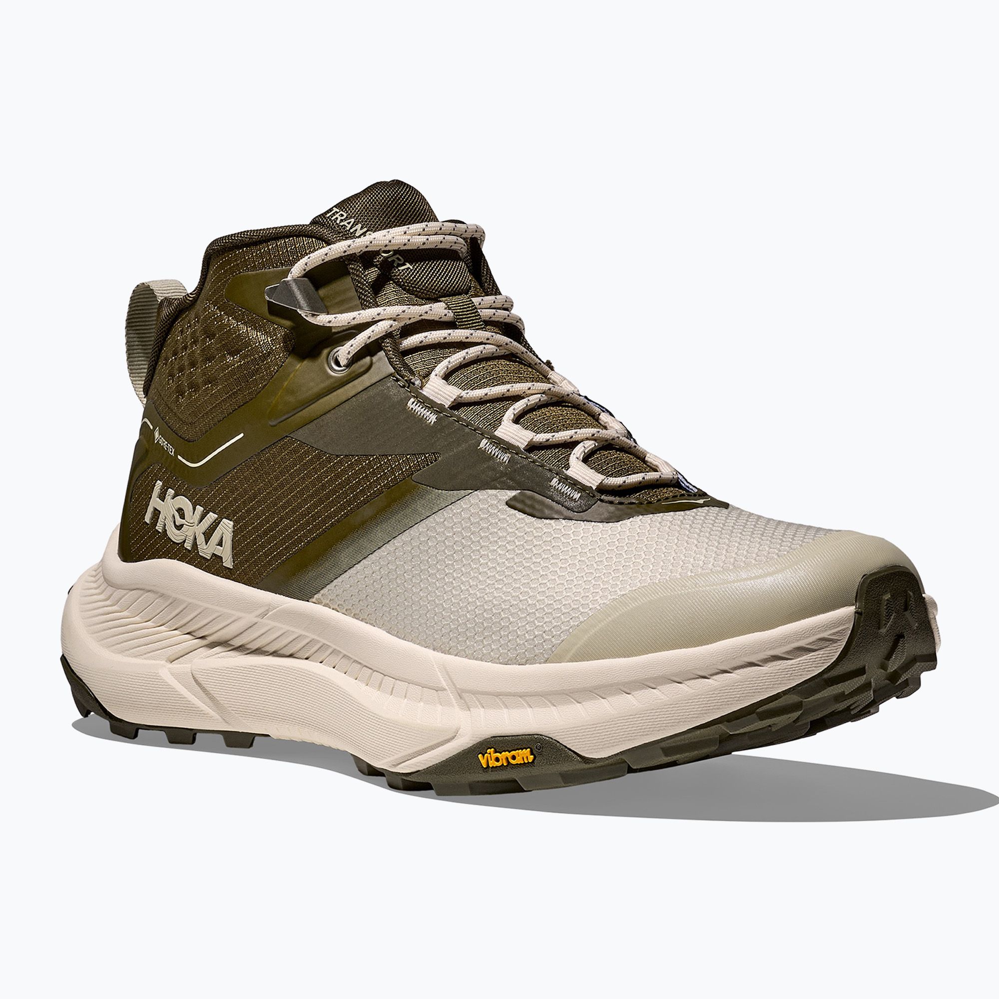 Men's trekking boots HOKA Transport Hike GTX spruce green/oyster ...