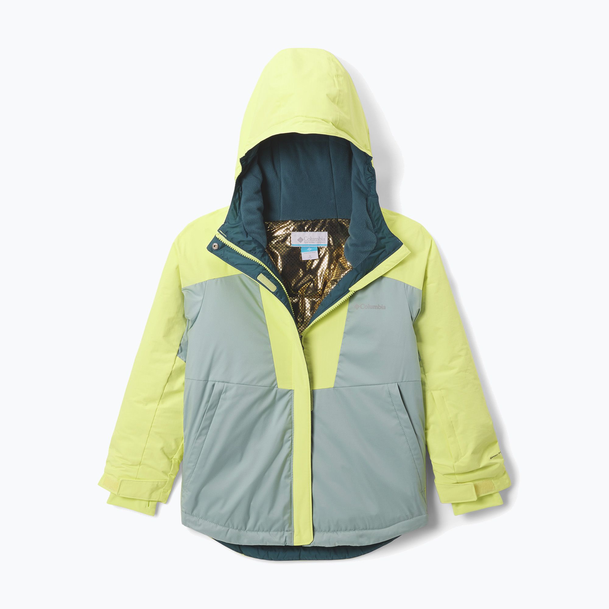 Children's ski jacket Columbia Mighty Mogul III crushed blue/neon light ...