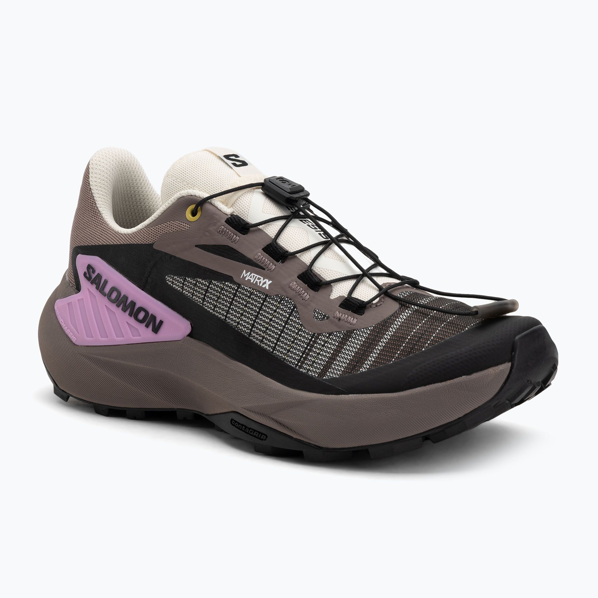 Women's running shoes Salomon Genesis Iron/vanilla ice/cyclamen ...