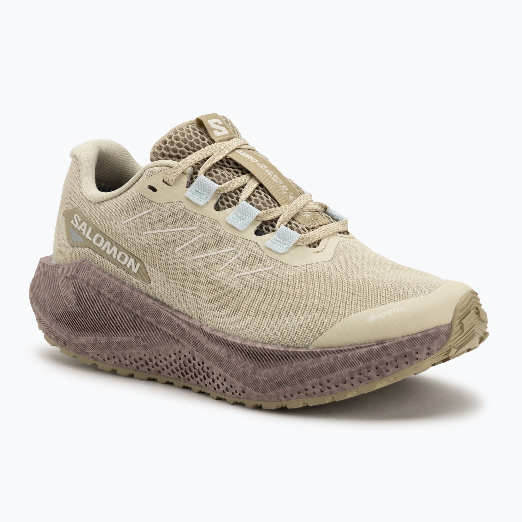 Women's running shoes Salomon Aero Blaze 3 Gravel GTX green haze/iron ...