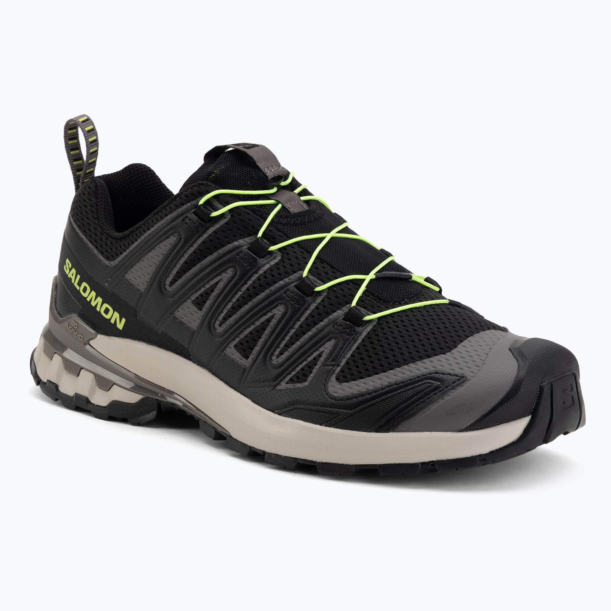Men's running shoes Salomon XA Pro 3D V9 black/dark gull gray/acid lime ...