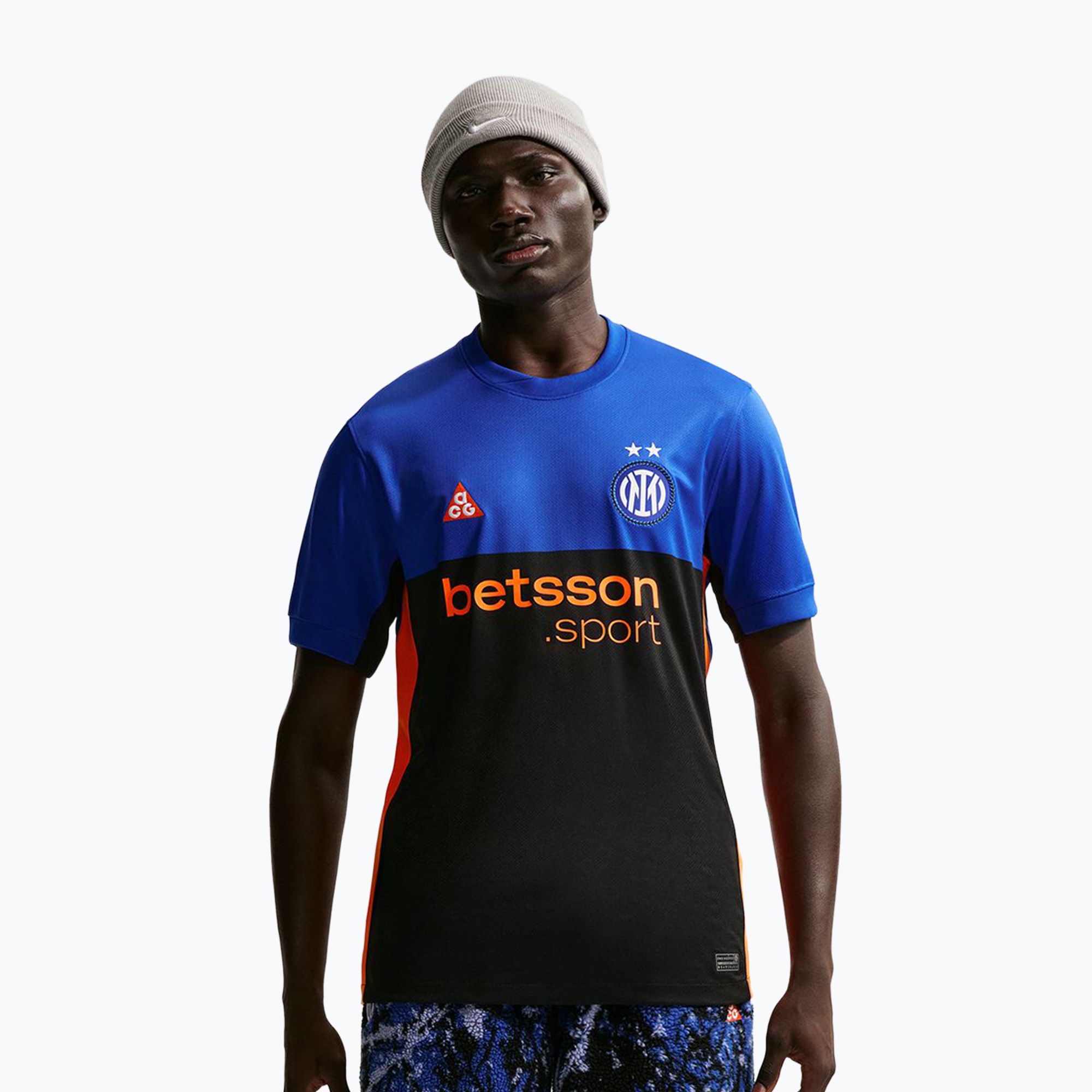 Men's football T-shirt Nike Inter Milan Stadium SE hyper blue/black ...
