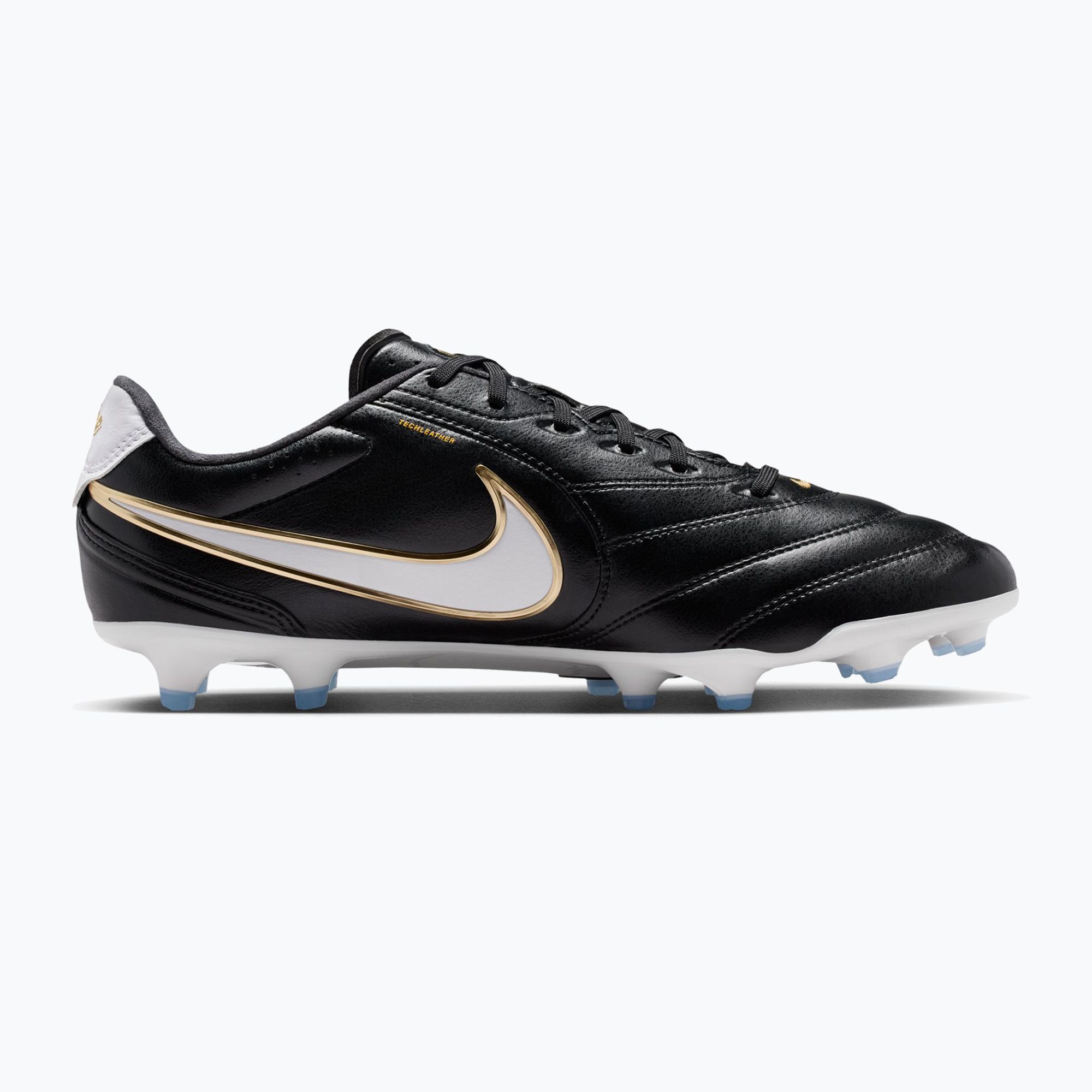Men's football boots Nike Tiempo Ligera Pro FG black/ice blue/obsidian ...