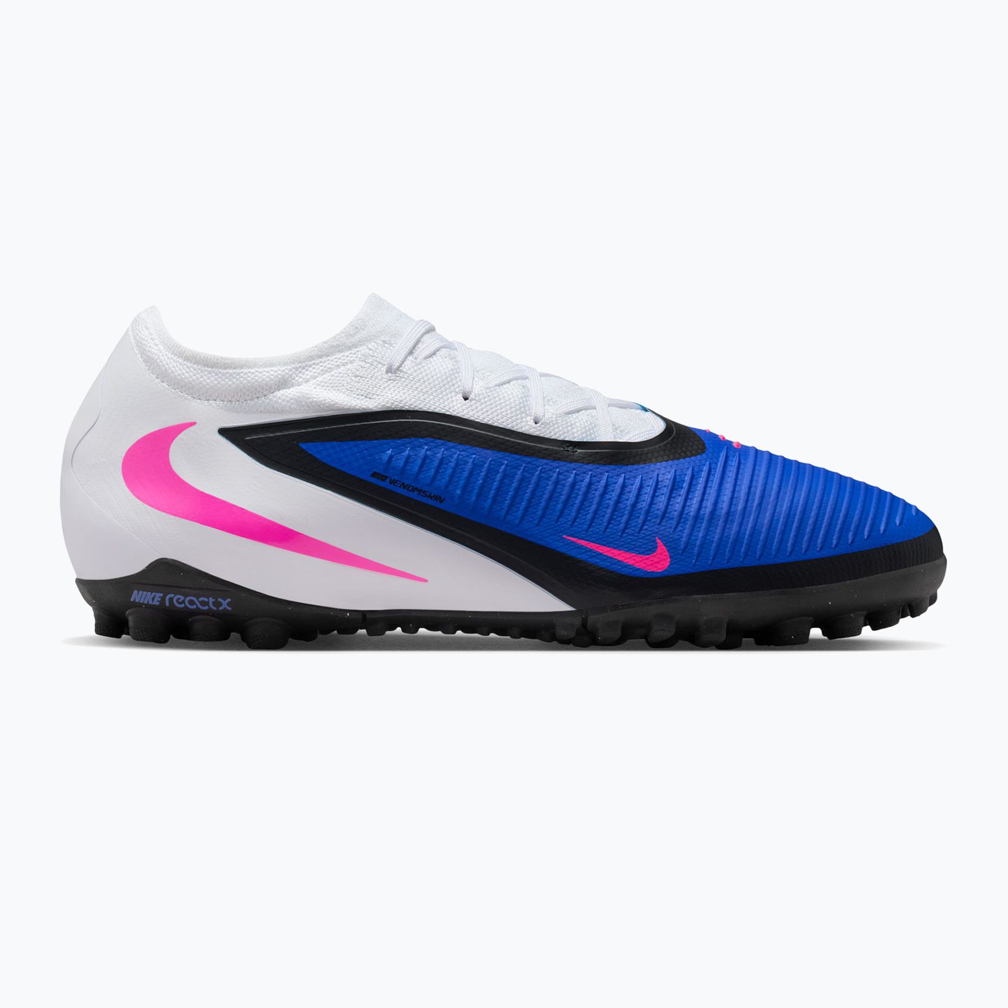 Men's football boots Nike Phantom 6 Low Pro TF racer blue/white/pink ...