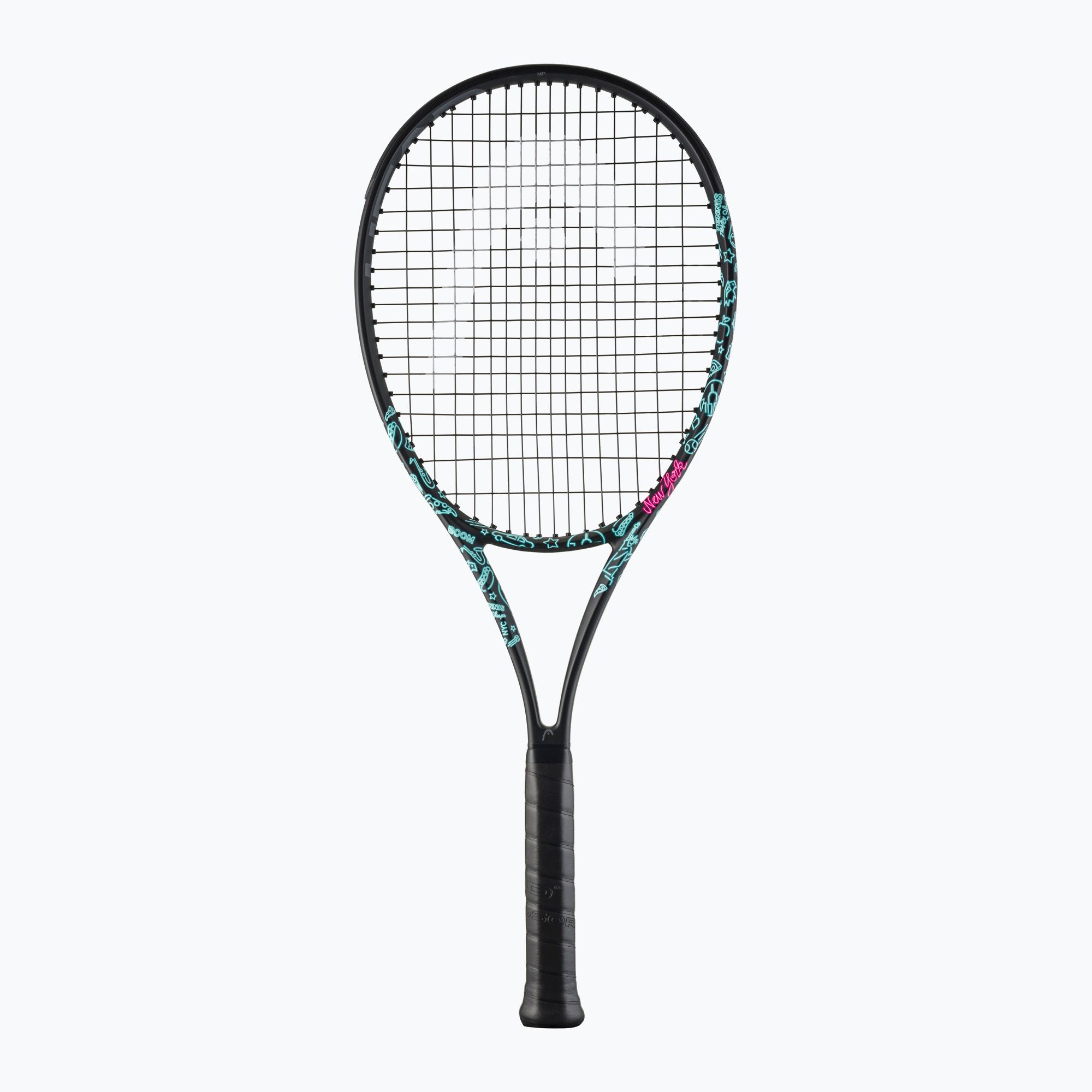 Tennis racket HEAD Boom MP Neon 2025 black/blue (231625) - Sportano.com