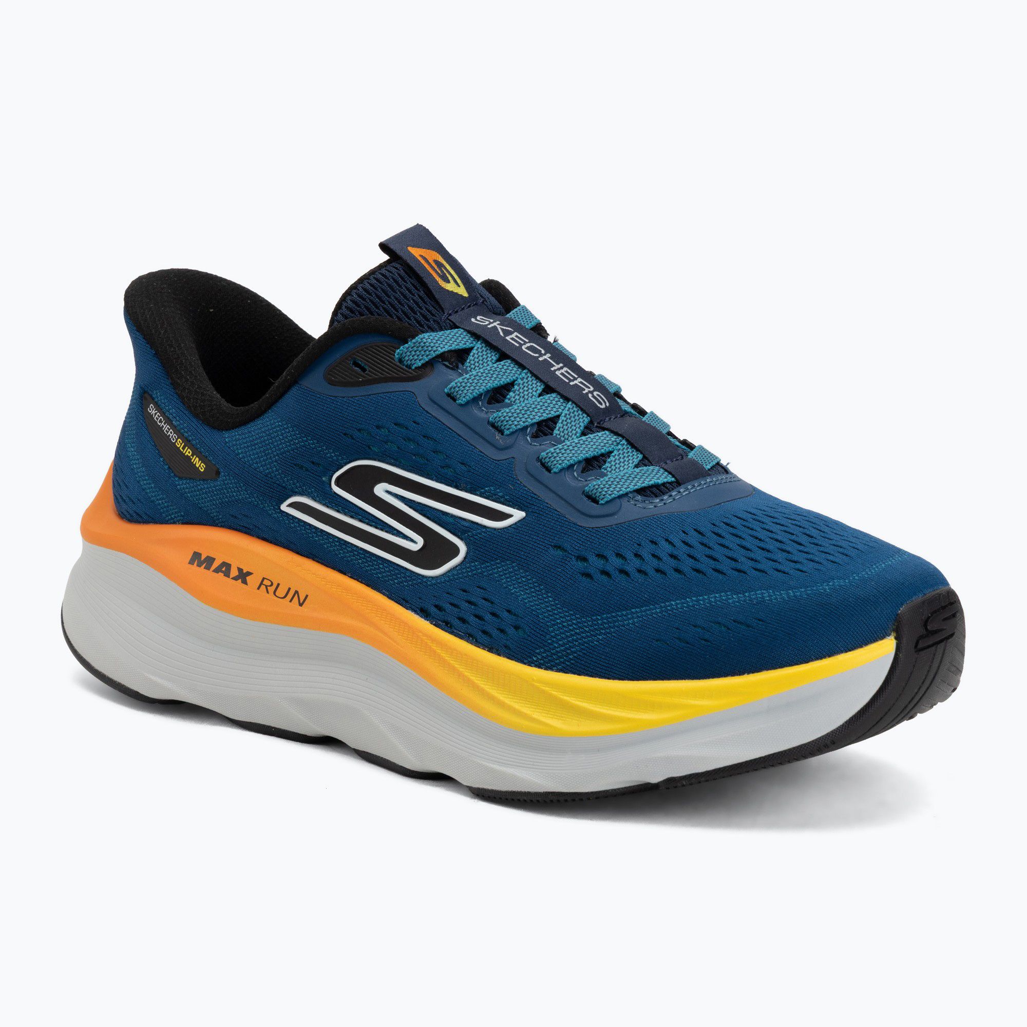 Men's running shoes SKECHERS Max Run blue (221000 NVMT) - Sportano.com