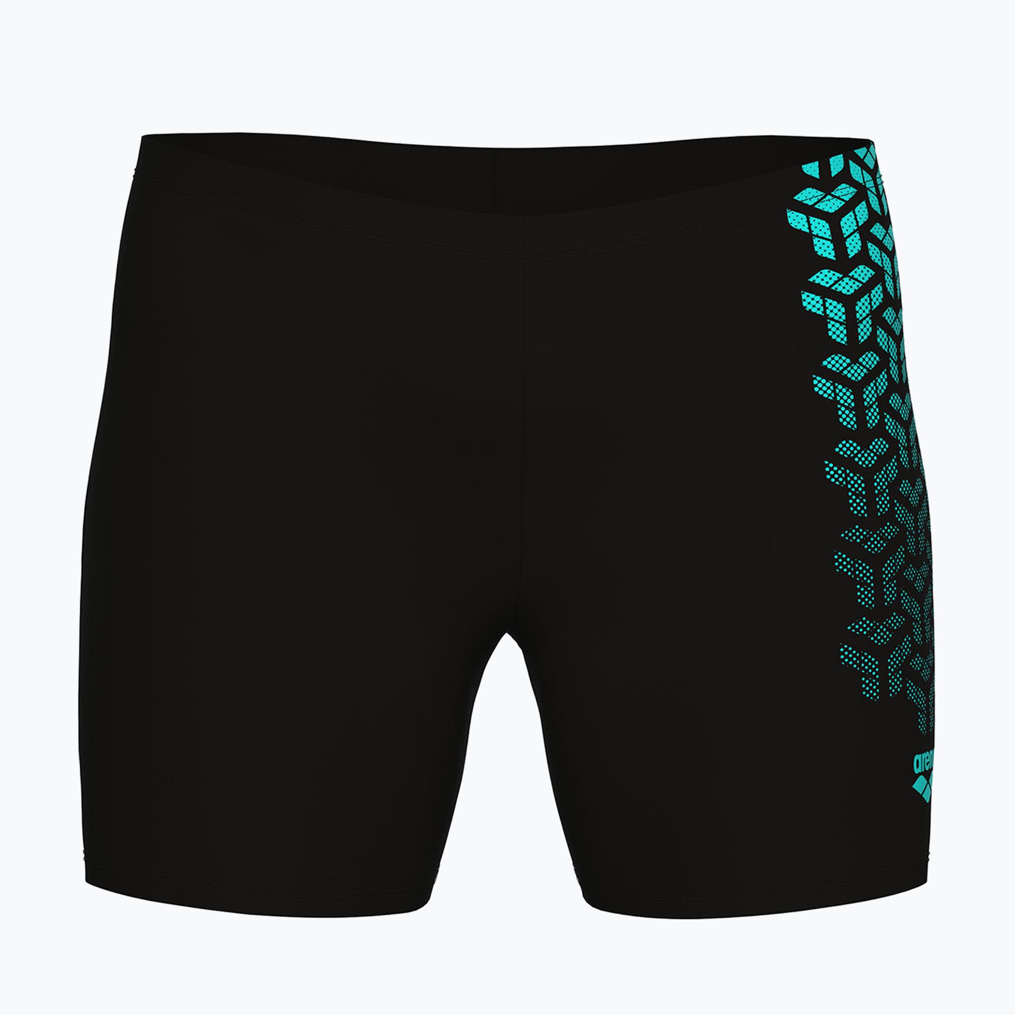 Men's arena Kikko V Swim Mid Jammer Graphic black/water swimming boxers ...