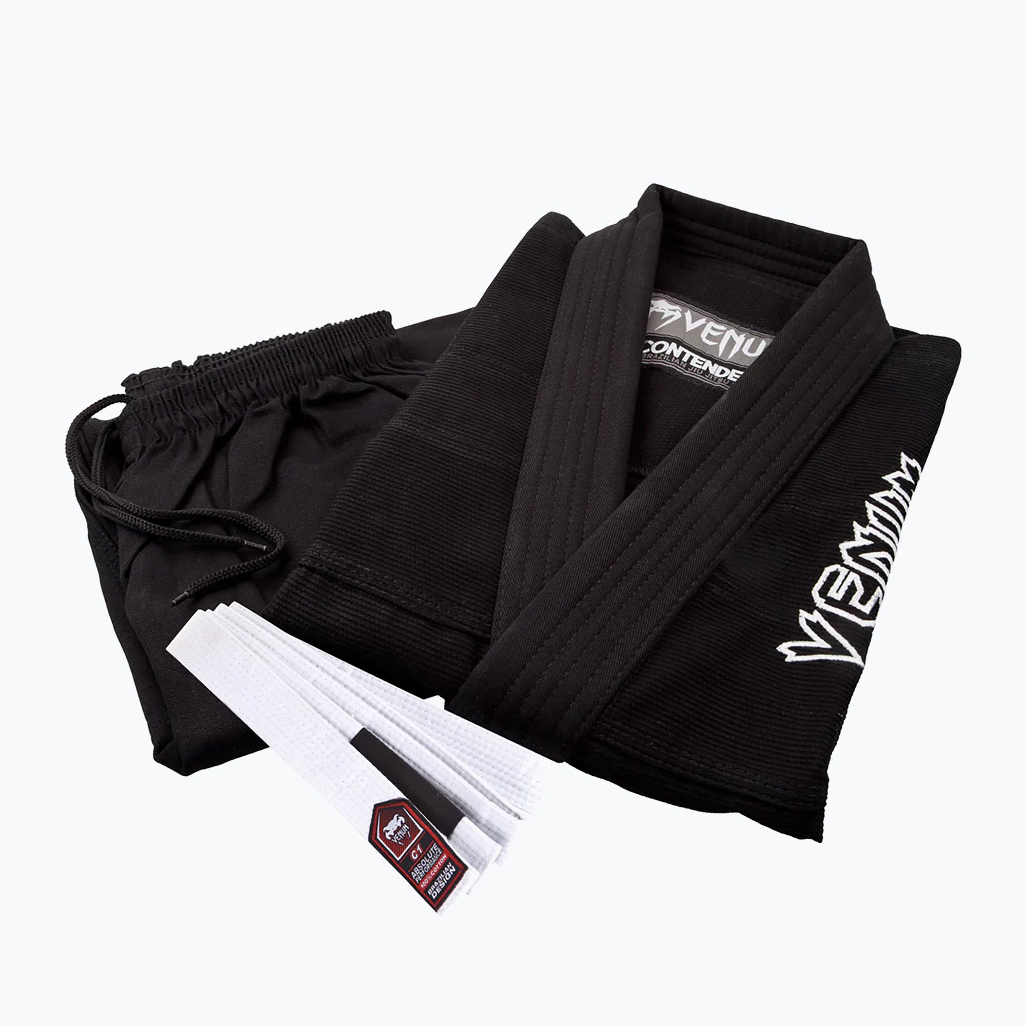 GI for children's Brazilian jiu-jitsu Venum Contender Evo black (03344 ...