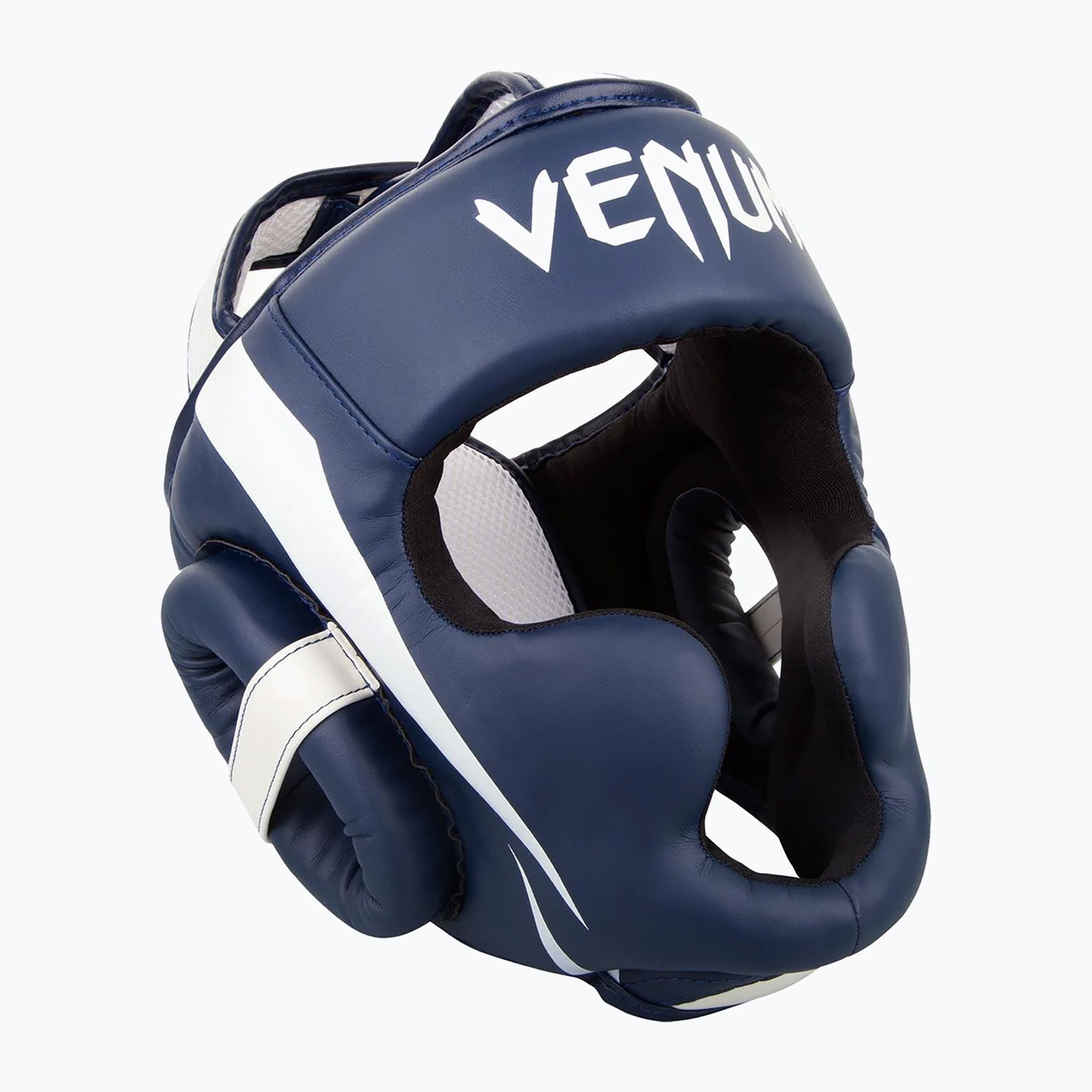 Venum Elite boxing helmet white/navy blue - Sportano.com