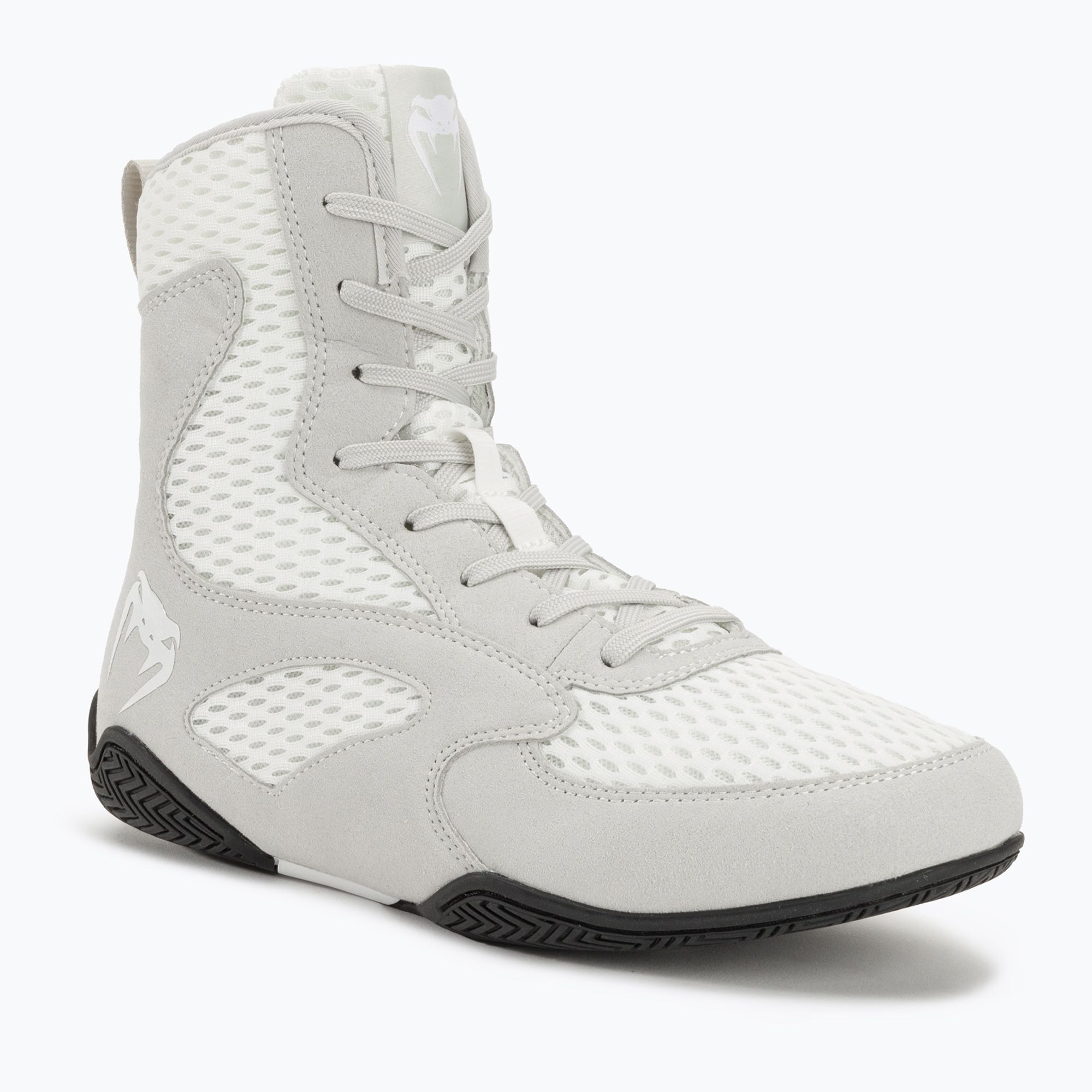 Venum Contender Boxing shoes white/grey (04958) - Sportano.com