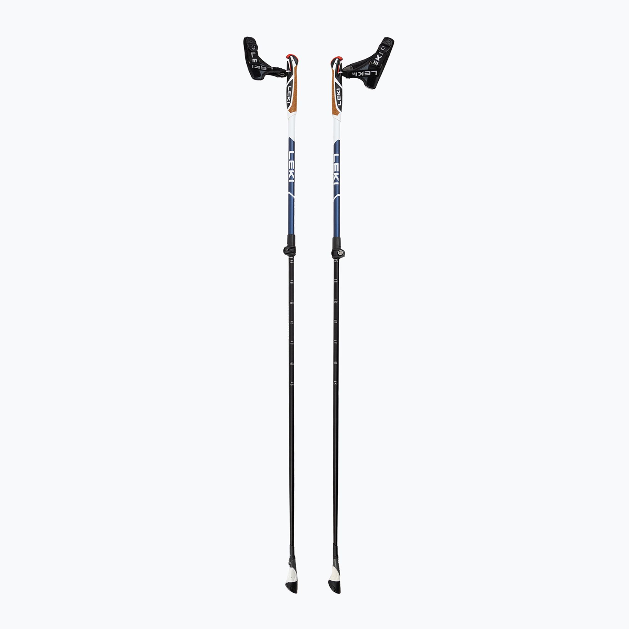 LEKI Smart Supreme midnightblue dark metallic/darkblue/white Nordic ...