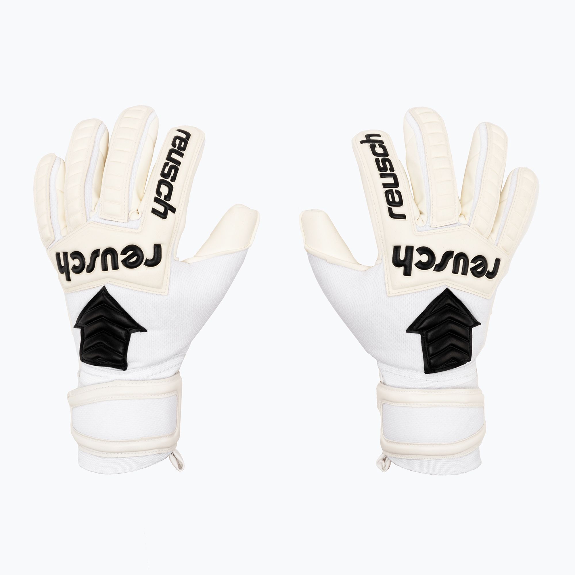 Reusch Legacy Arrow Silver goalkeeper gloves white 5370204-1100 (53 ...
