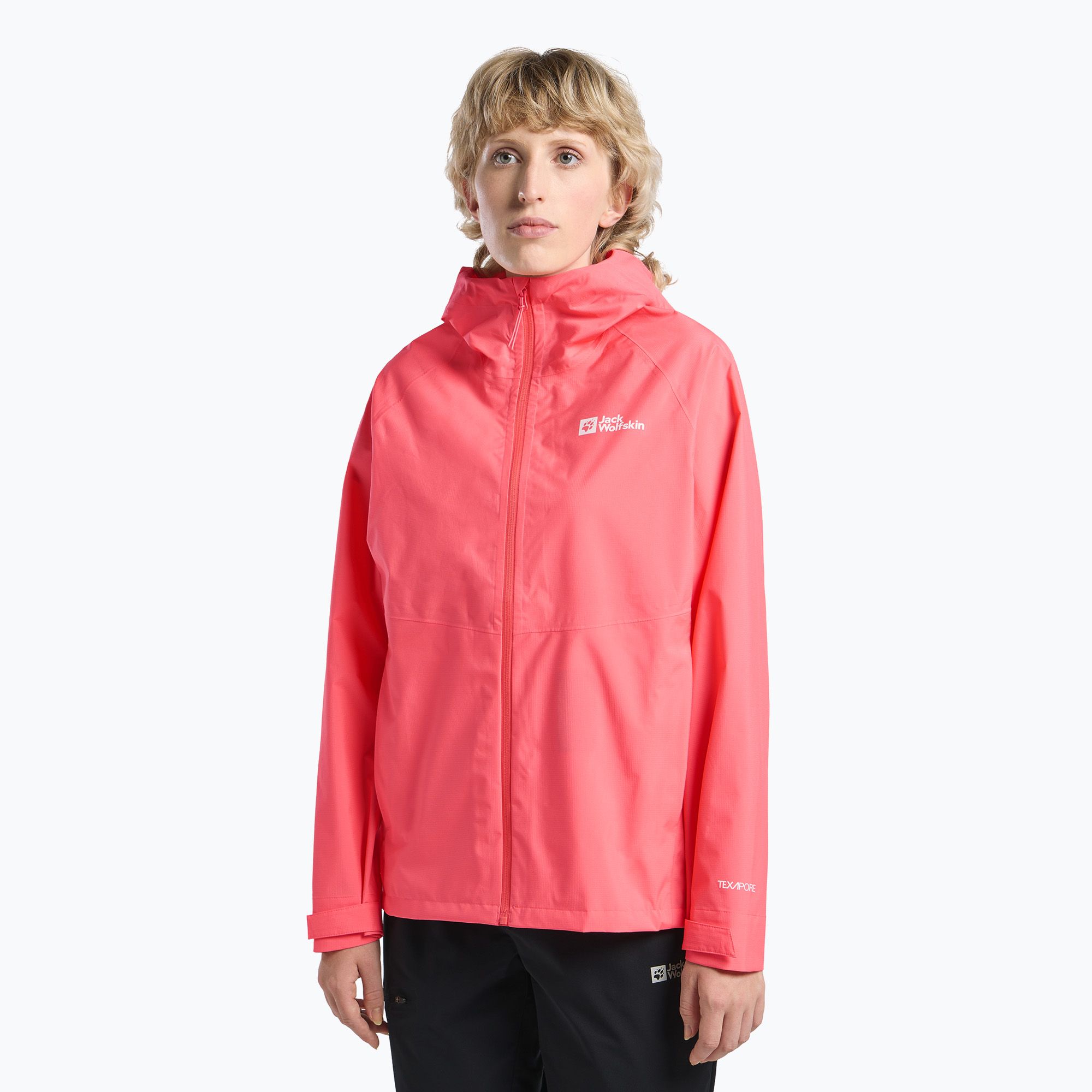 Women's rain jacket Jack Wolfskin Prelight 2.5L LT sunset coral (A63767 ...