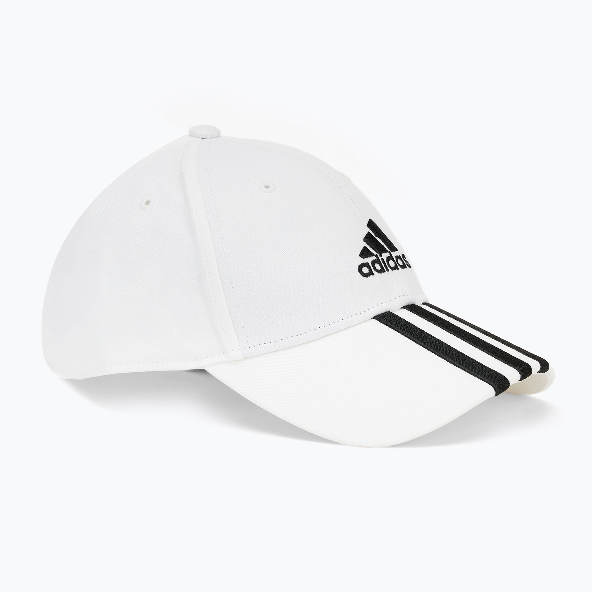 adidas Baseball 3-Stripes Cotton Twill white/ black baseball cap ...