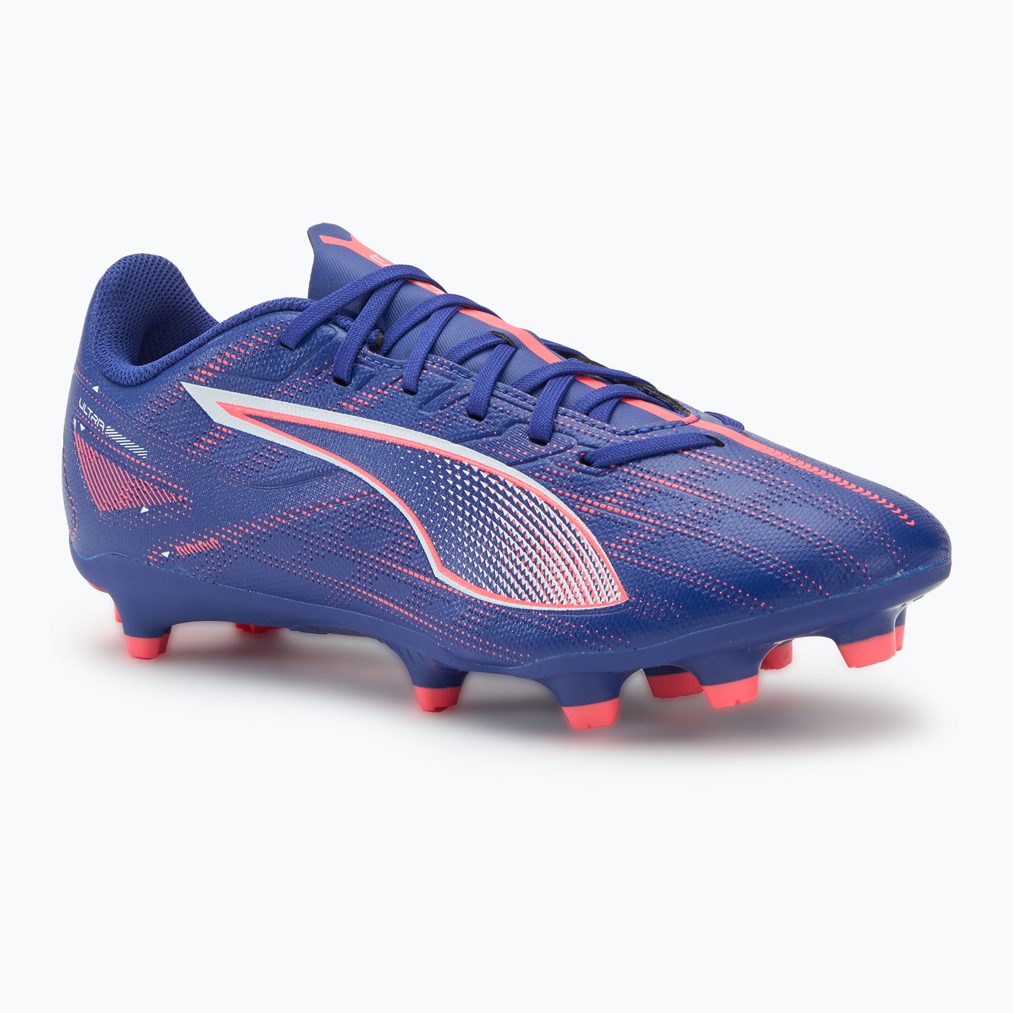 PUMA Ultra 5 Play FG/AG lapis lazuli/puma white/sunset gloe football ...
