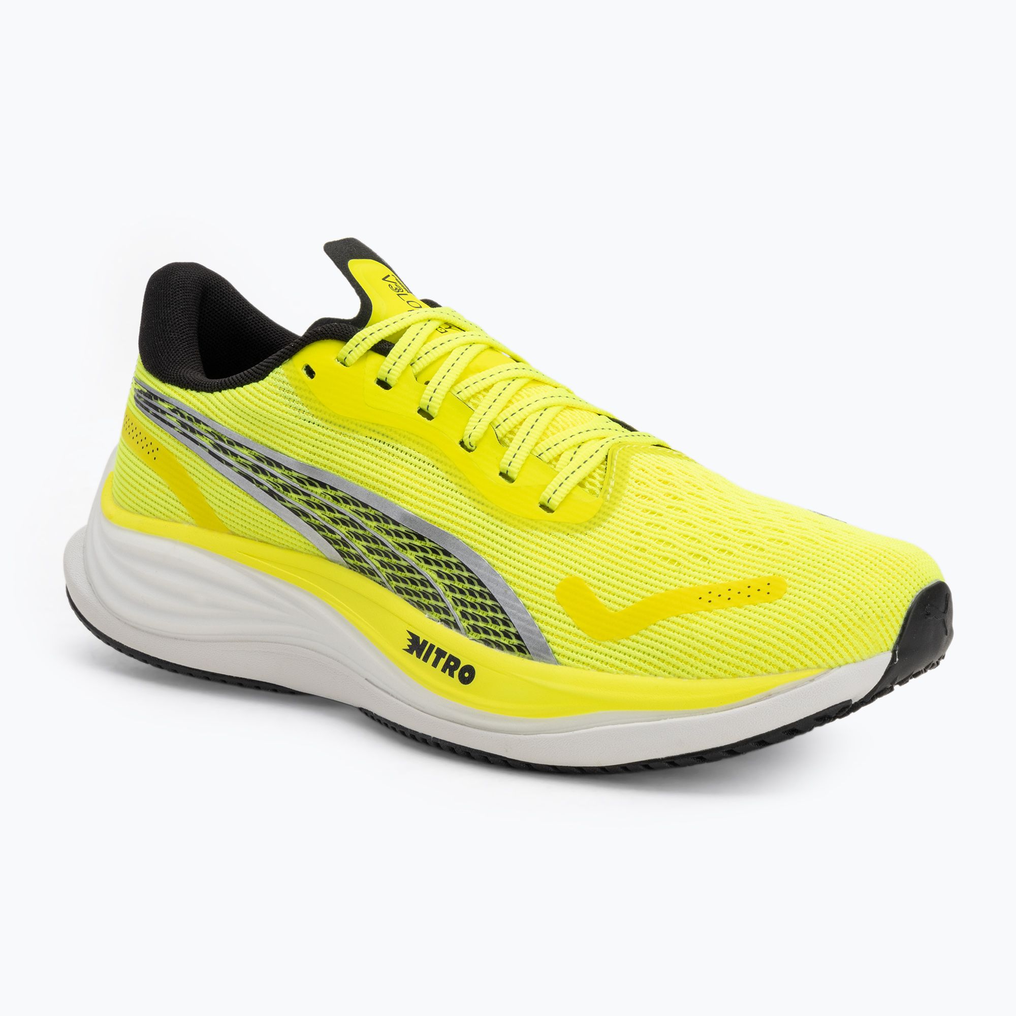 Men's running shoes PUMA Velocity Nitro 3 yellow alert/puma black ...
