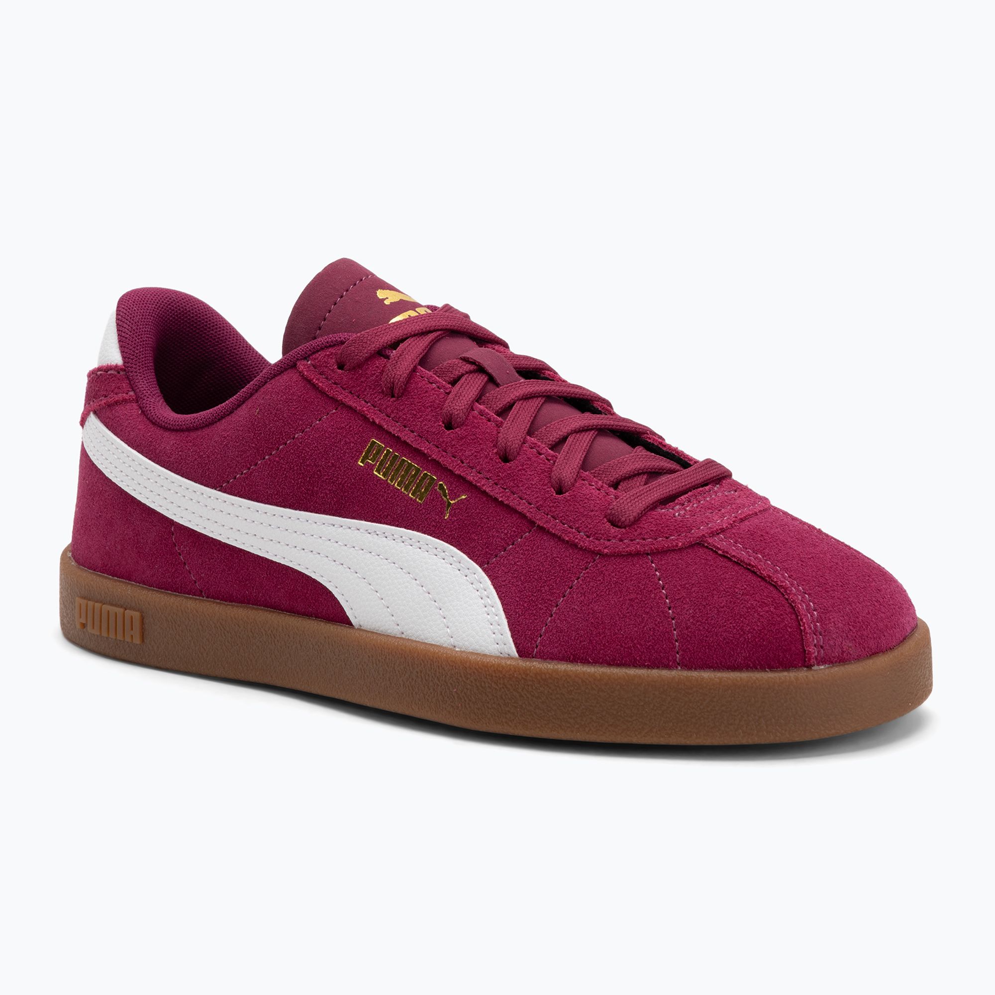 PUMA Club II berry/puma white/puma gold shoes (397444 17) - Sportano.com