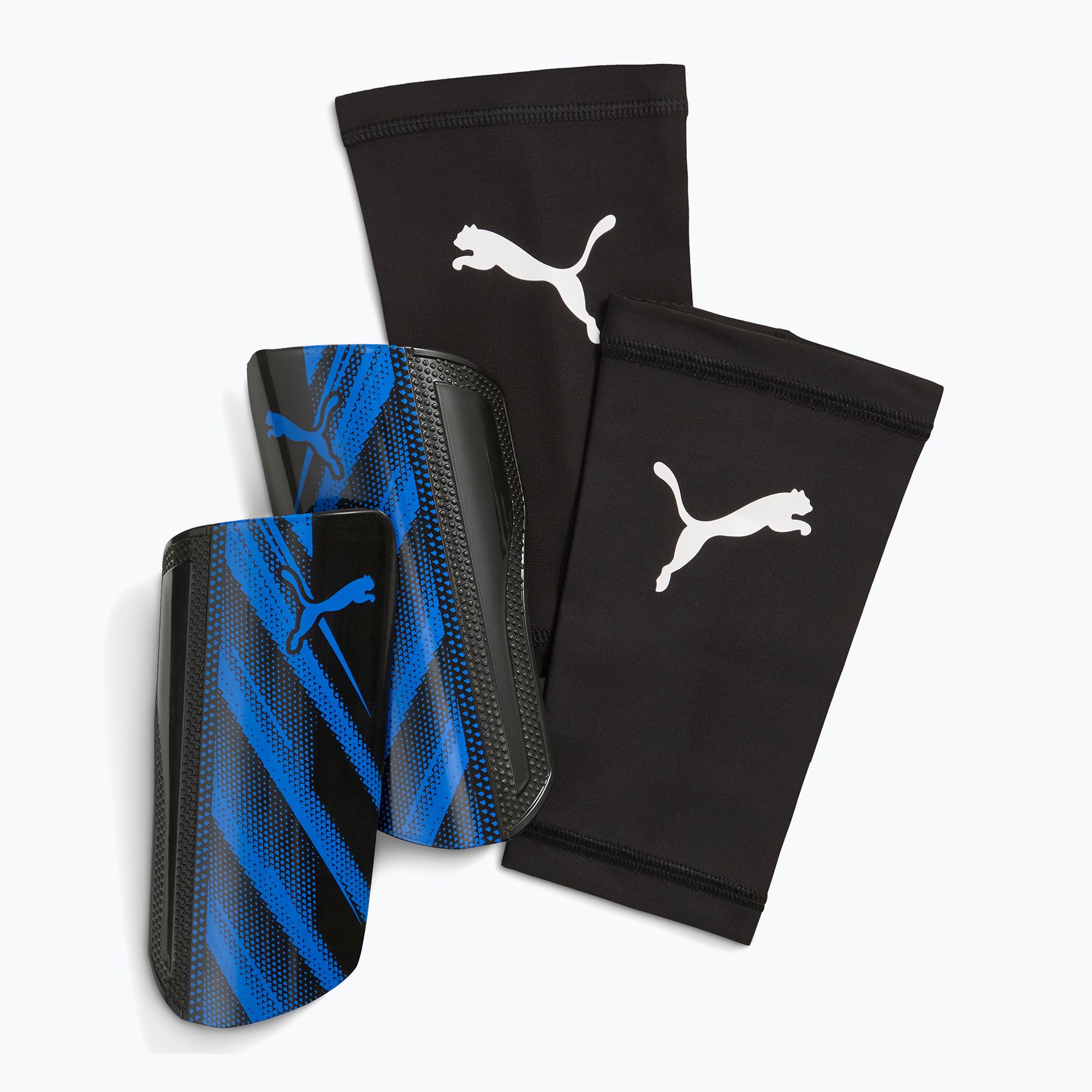 PUMA Attacanto Sleeve shin guards ultra blue/puma black (030995 02 ...