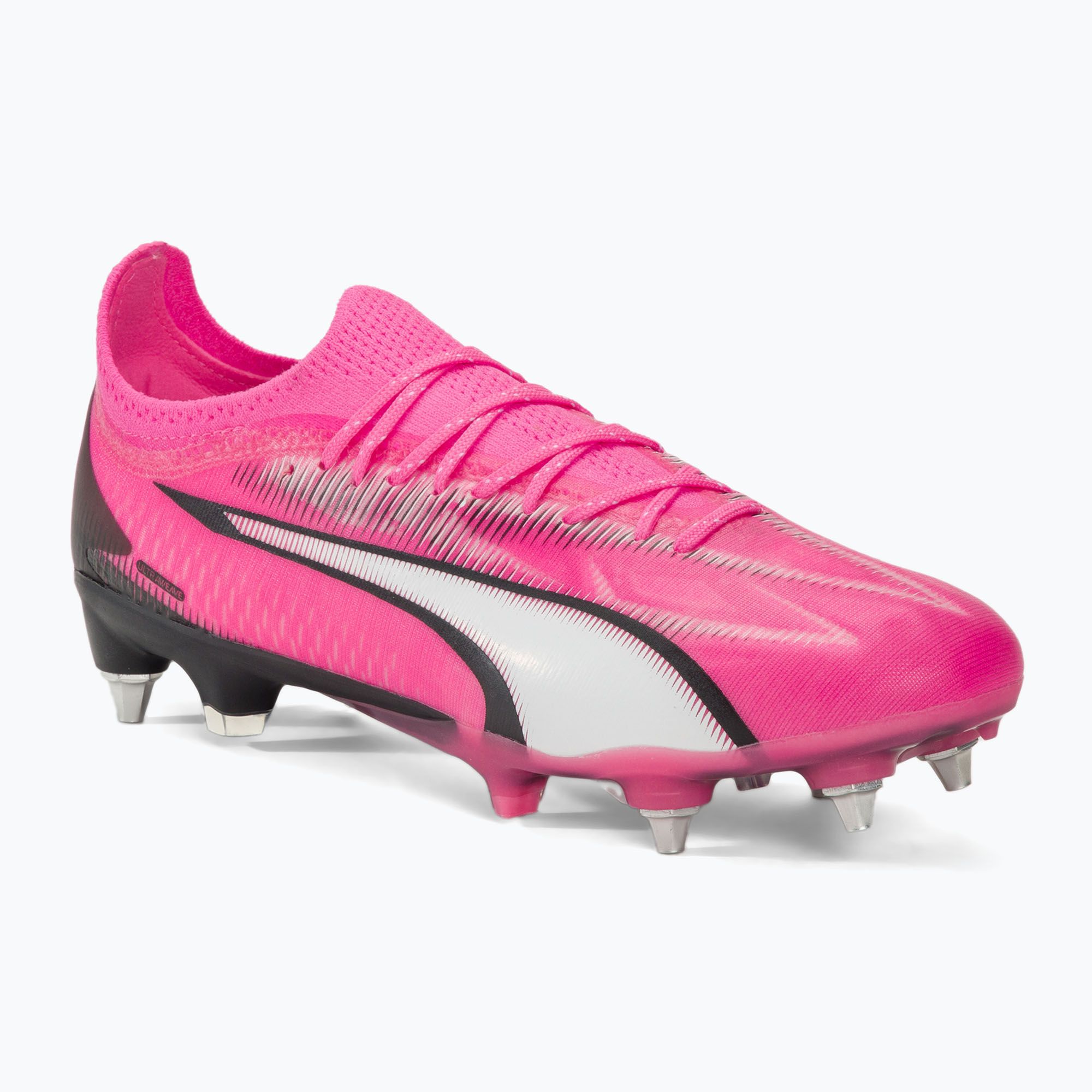 PUMA Ultra Ultimate MxSG football boots poison pink/puma white/puma ...