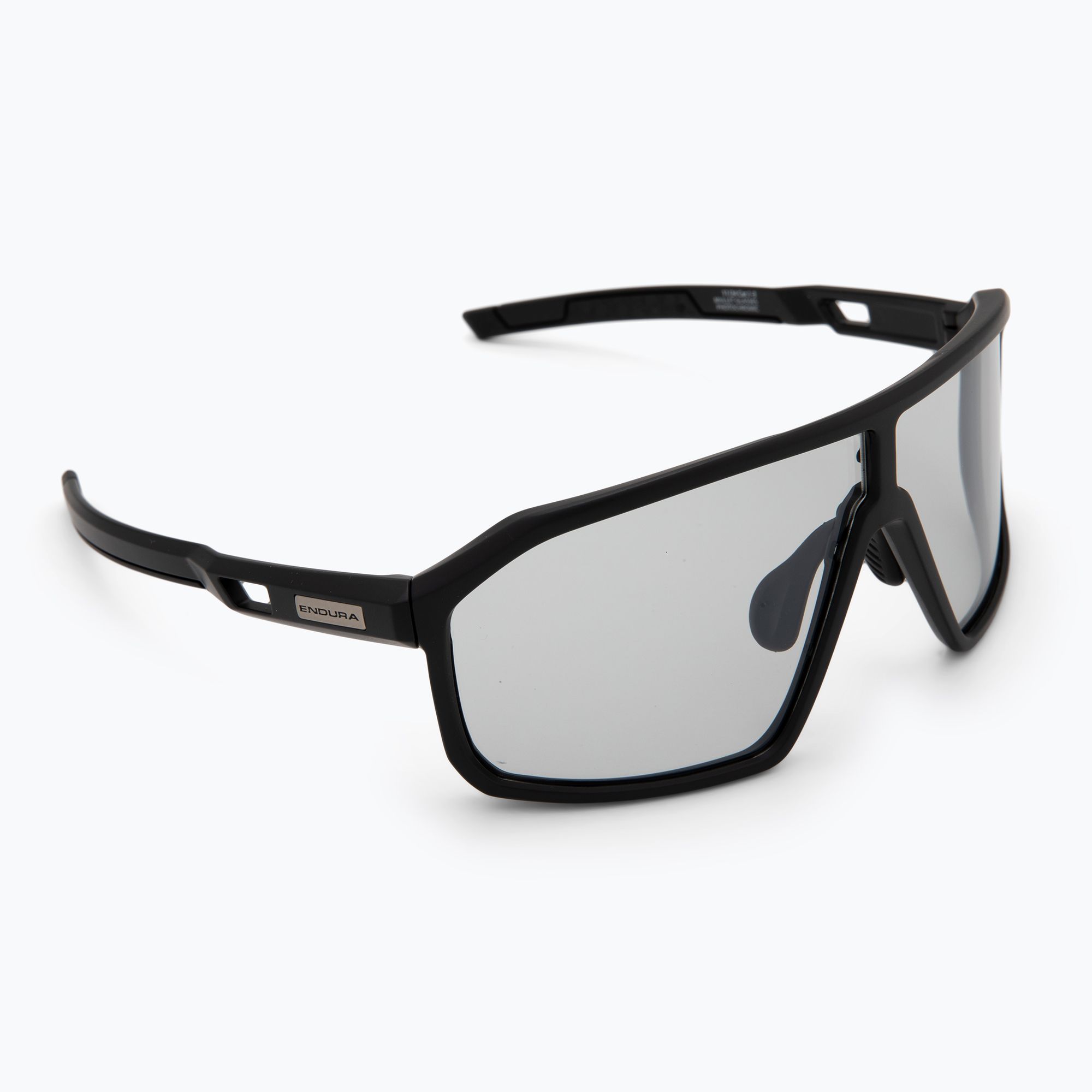 Endura Mullet Photochromic matt black/silver flash mirror sunglasses ...