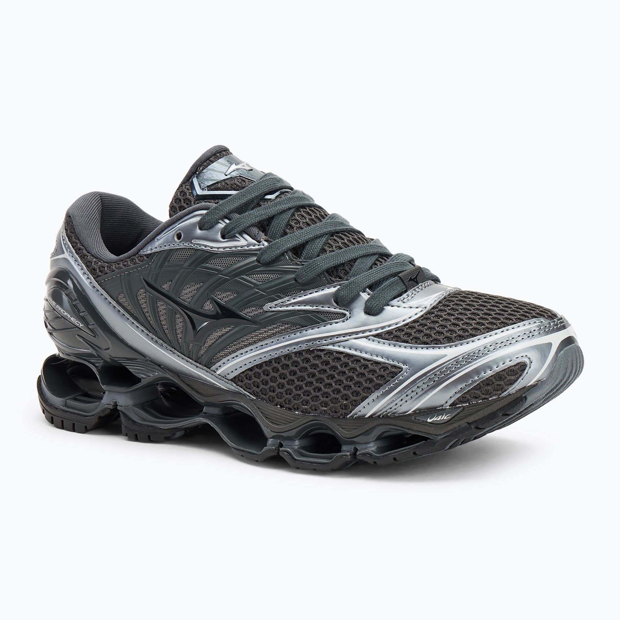 Men's shoes Mizuno Wave Prophecy LS black sand/black/metallic gray ...
